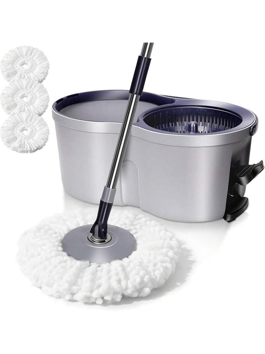 Spin Mop Bucket System,Masthome Pedal Spin Mop And Bucket With Wringer ...