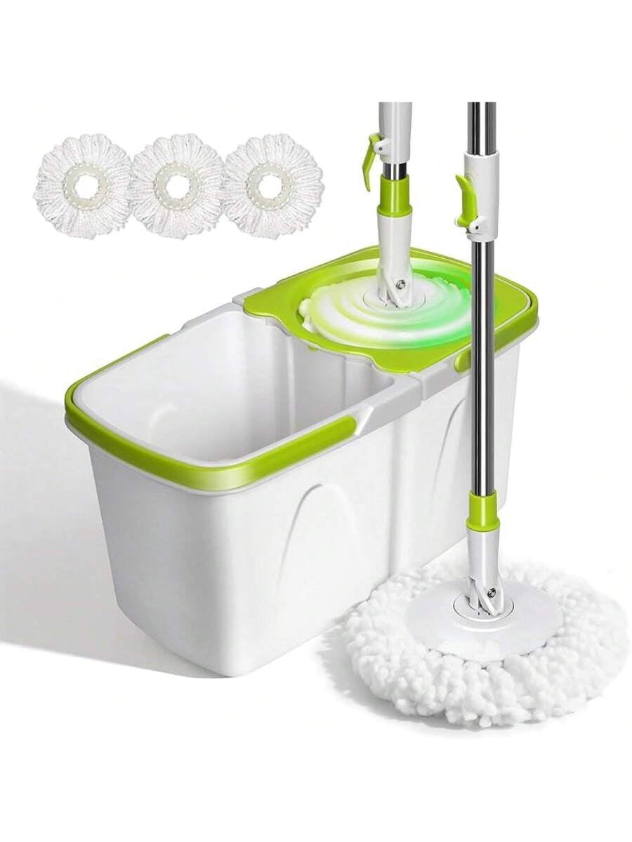 Spin Mop Bucket System,Masthome Pedal Spin Mop And Bucket With Wringer ...