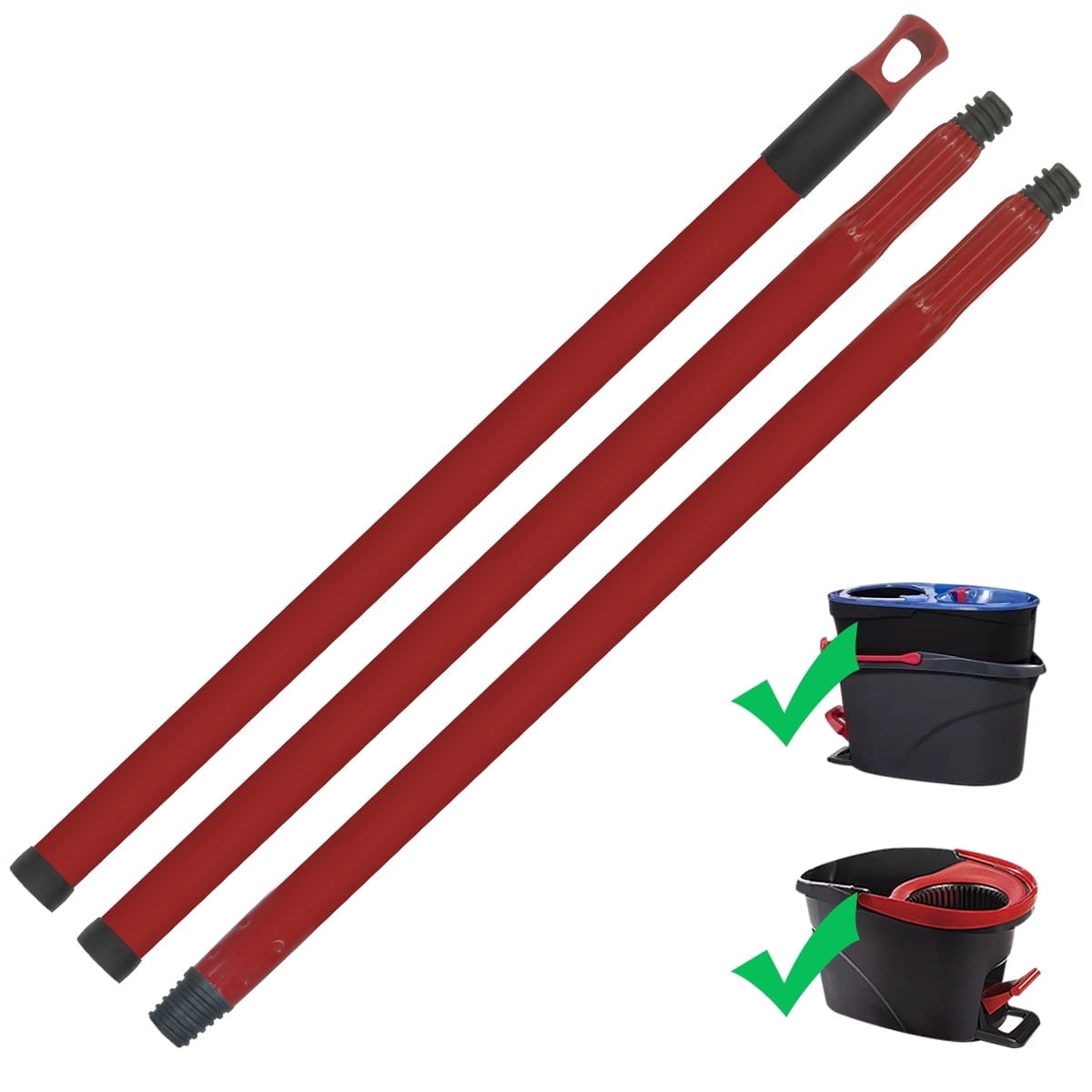 Replacement Spin Mop Handle Compatible with O-Cedar Spin Mop & Bucket ...