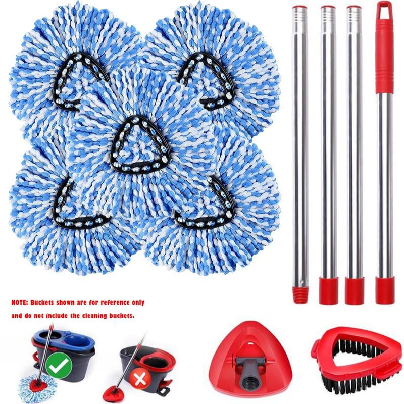 Spin Mop Head & Brush Replacement for O Cedar EasyWring 2-Tank System ...