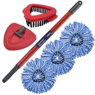 "Libman Nitty Gritty Roller Mop with 10"" Tear-Resistant Sponge & Green ...