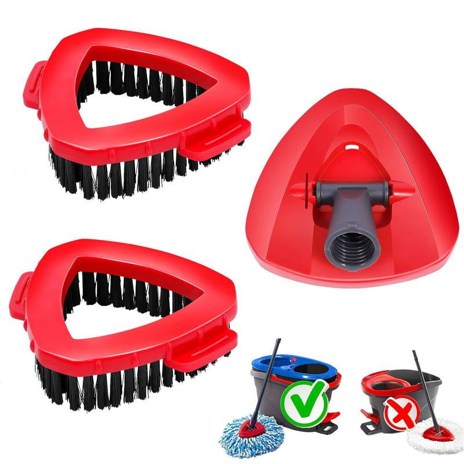 Spin Mop Head Replacement & Shower Floor Scrubber，Compatible with ...