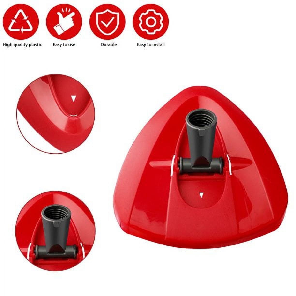 Spin Mop Replacement Base，Rotating Triangle Mop Head Cover Replacement ...