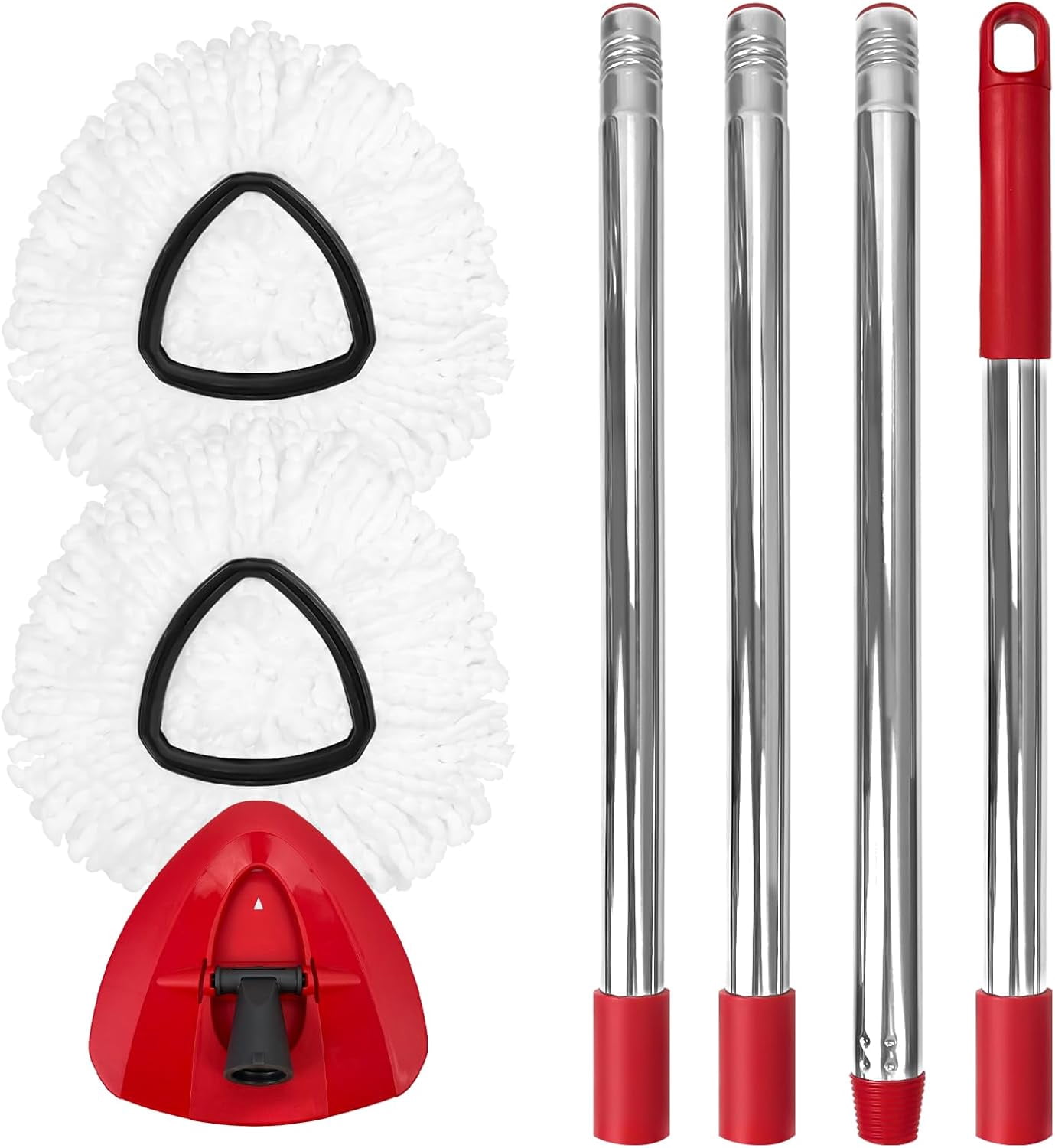 Spin Mop Replacement Set for O-Ceda EasyWring 1-Tank System, Includes 2 ...