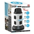Spin Power Smart Charging Station, Multi Outlet including USB Ports and 7 Ft. retractable Cord ...