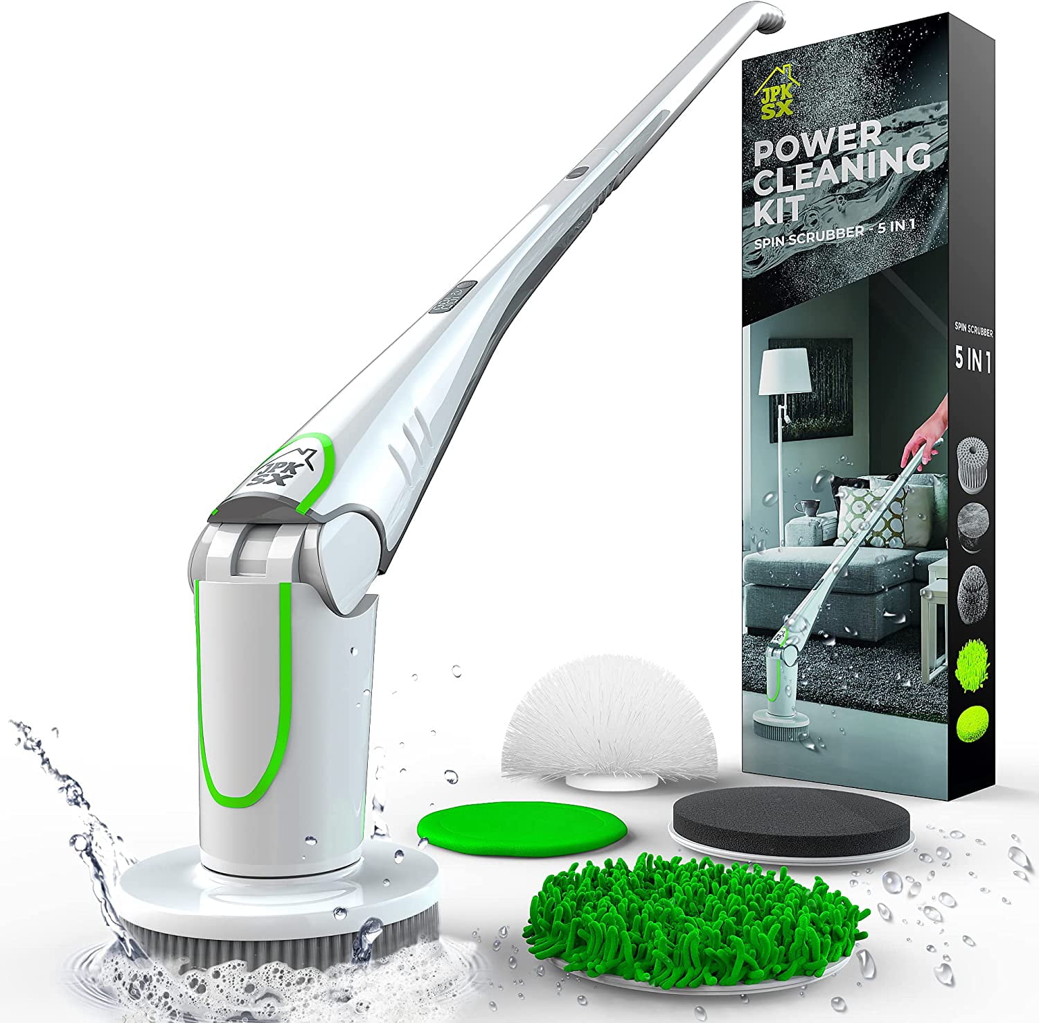 Spin Scrubber Electric Mop - Powerful Cordless Floor Cleaner ...