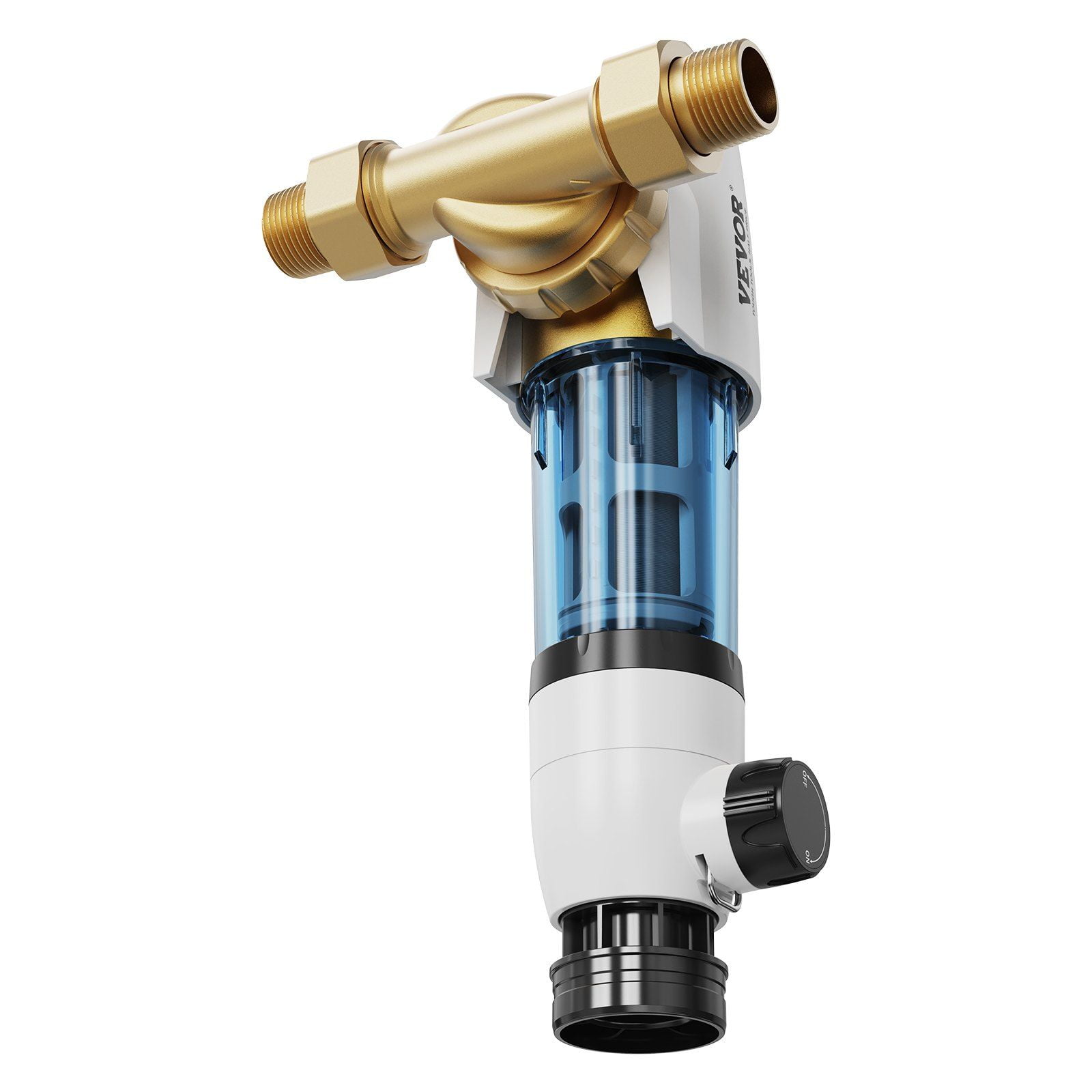 Spin Down Sediment Filter, 40 Micron, 3/4" MNPT, Whole House Water ...