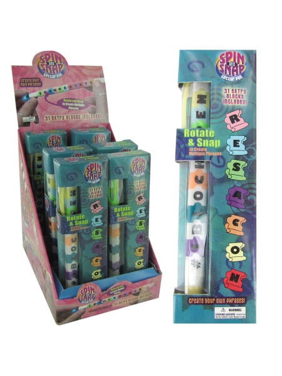 Spin/Snap Letter Pen, 24 Count - Walmart.com