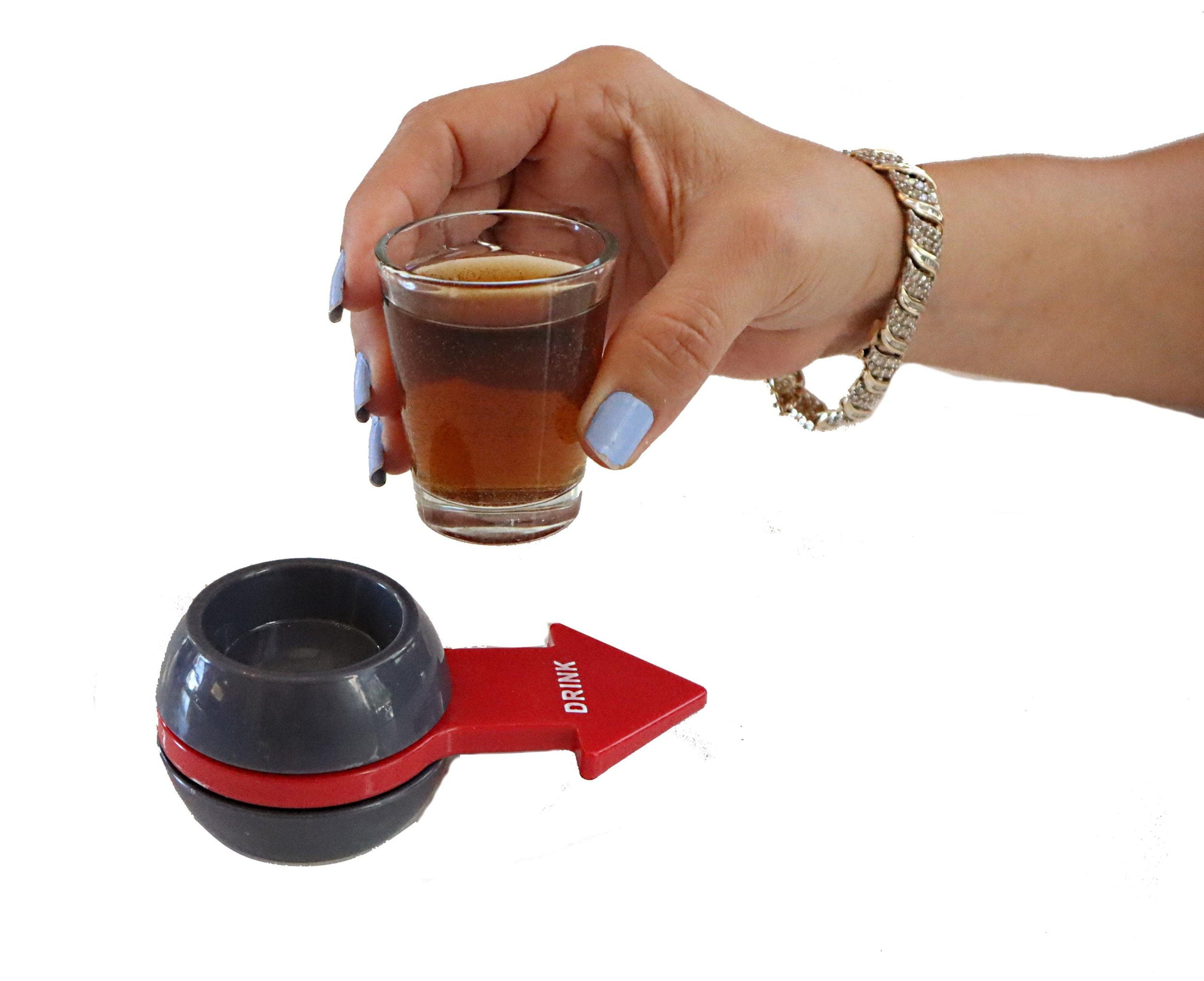 Spin the Arrow Drinking Game with Shot Glass Truth or Dare for Party ...