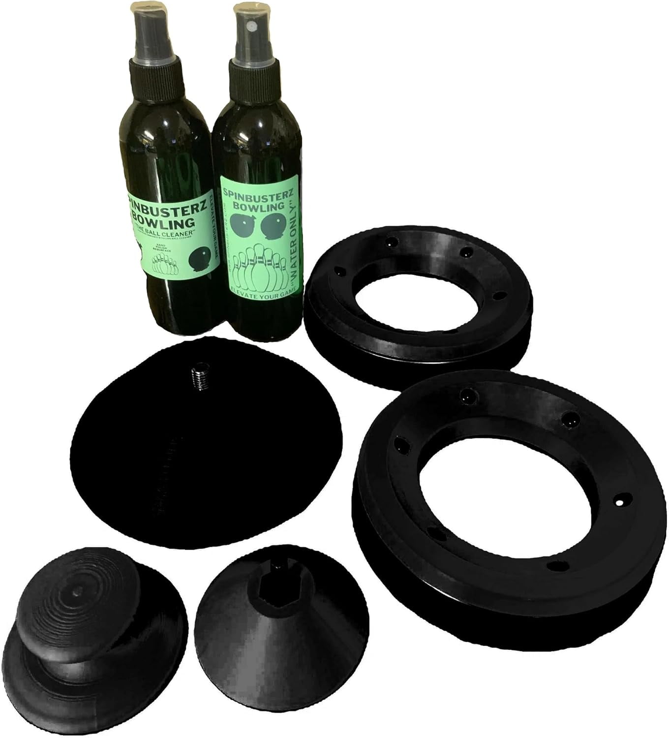 SpinBusterz Bowling Ultimate Kit 2-Spinner Stands Hand/Drill Sander ...