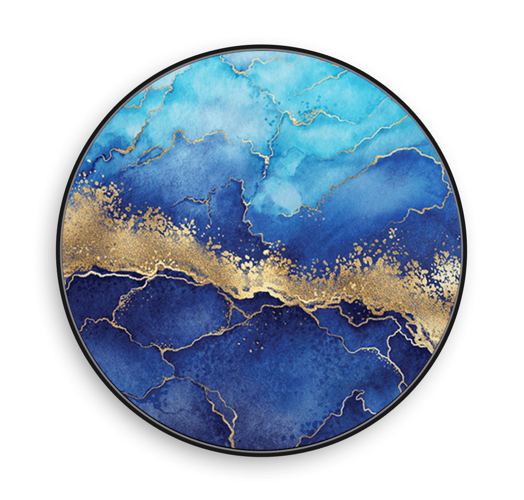 SpinPop Cell Phone Pop Grip Holder, Gold Foil Marble Design - Walmart.com