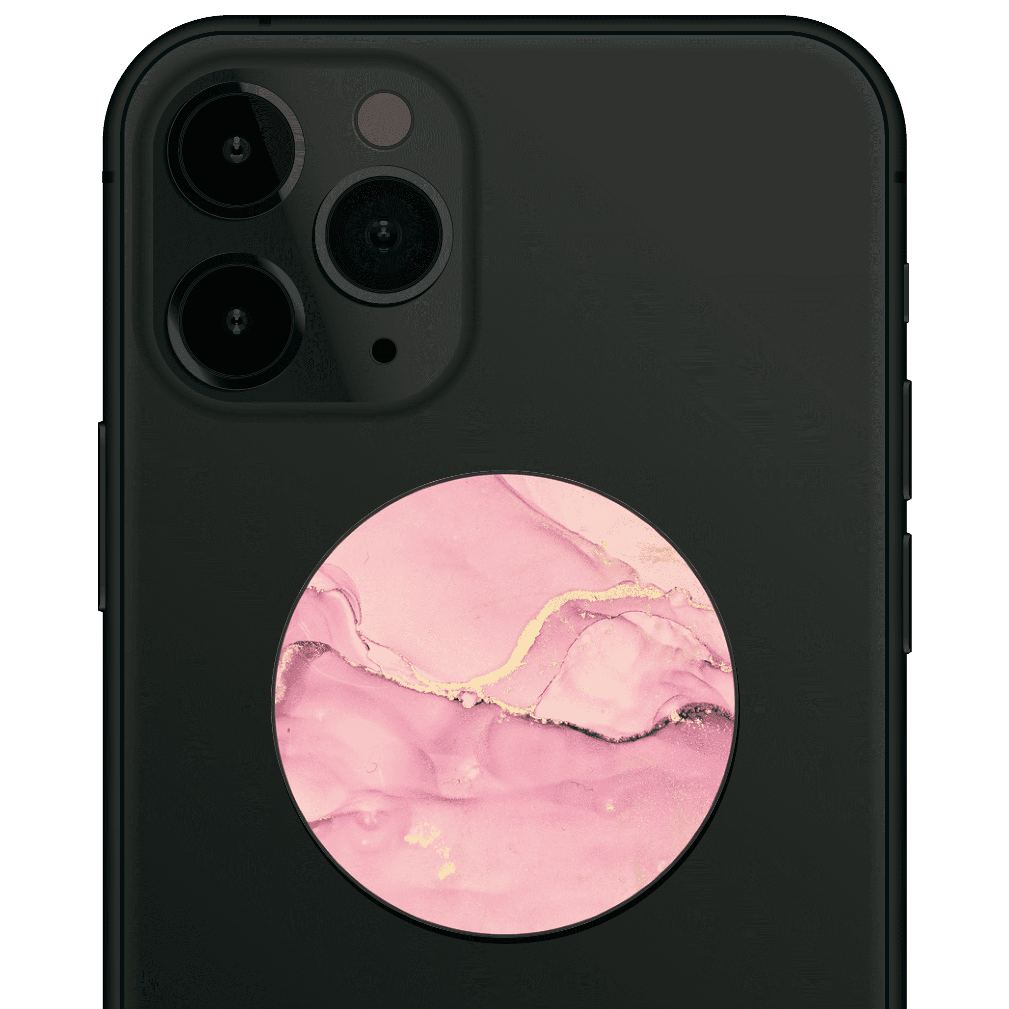 SpinPop Cell Phone Pop Grip Holder, Pink Marble with Gold Design ...
