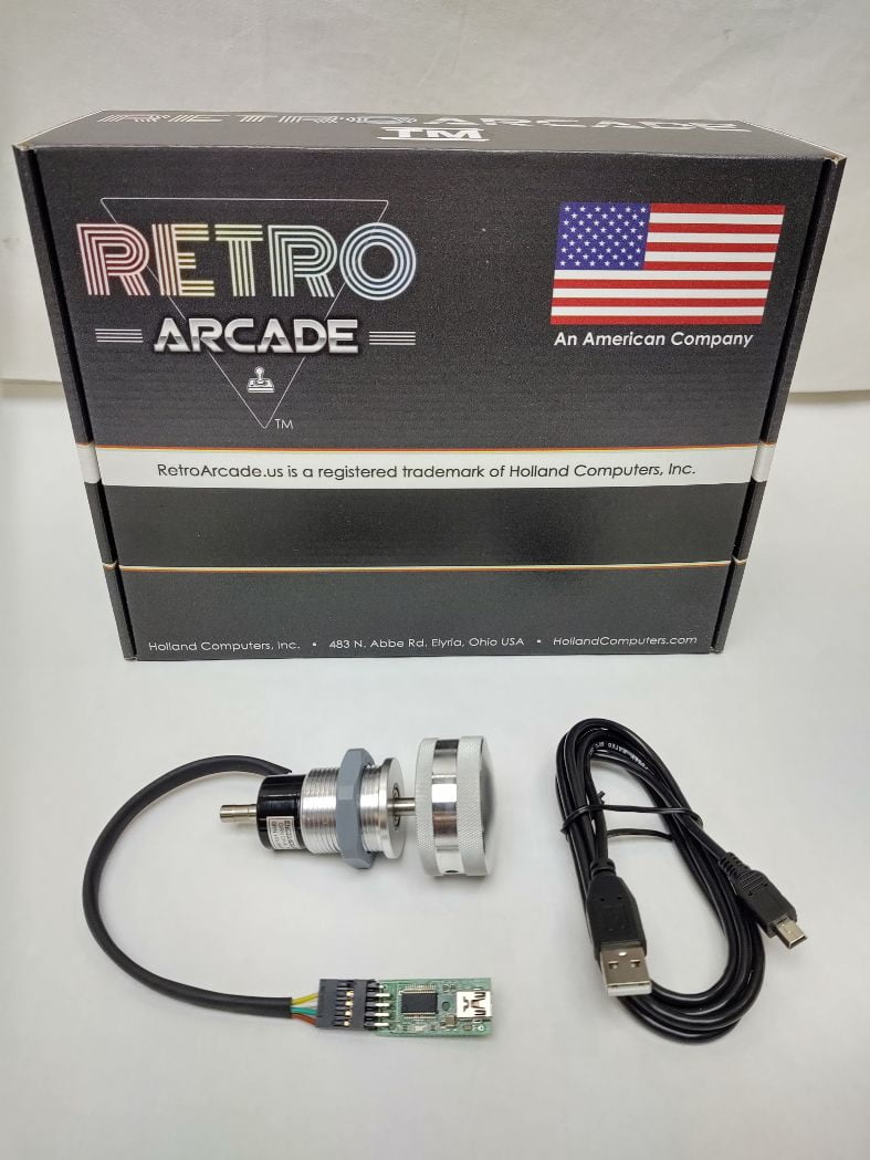 SpinTrack Arcade USB spinner kit by RetroArcade.us, perfect for MAME ...