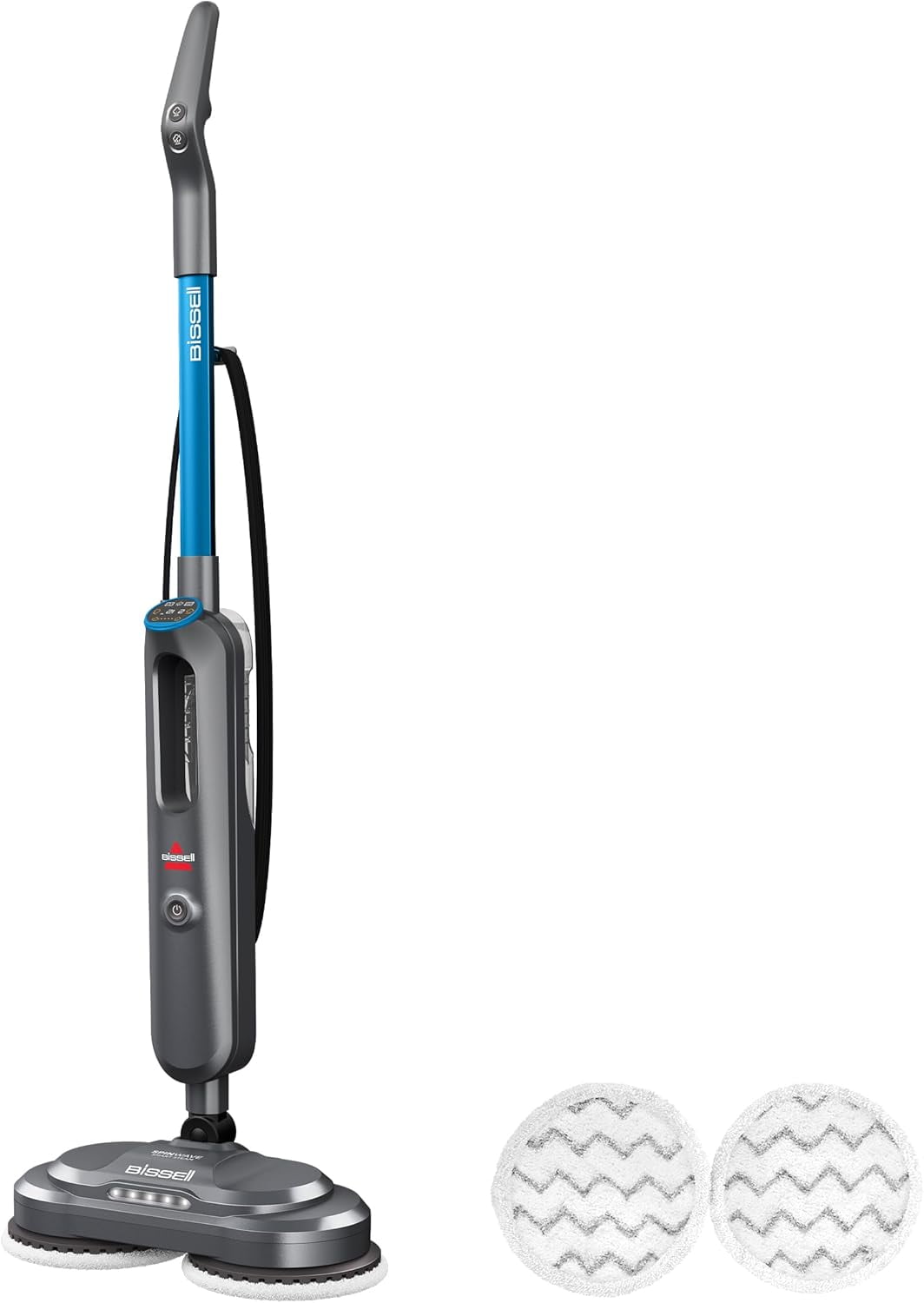 SpinWave SmartSteam Scrubbing Steam Mop with Rotating Mop Pads ...