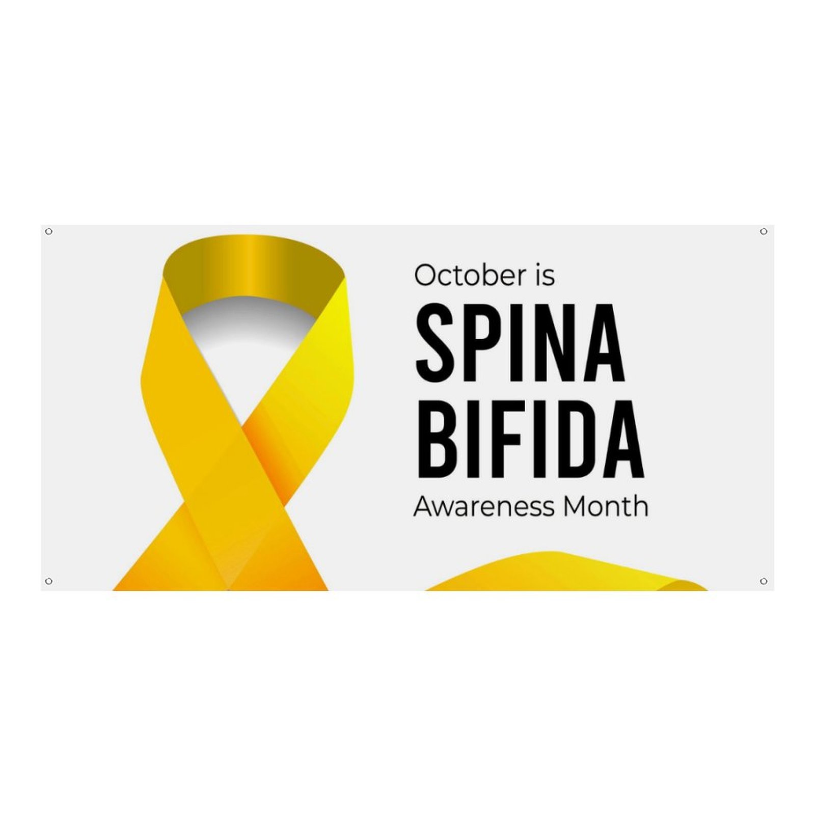 Spina Bifida Awareness Month Banners Flag Hanging Backdrop Sign Wall ...
