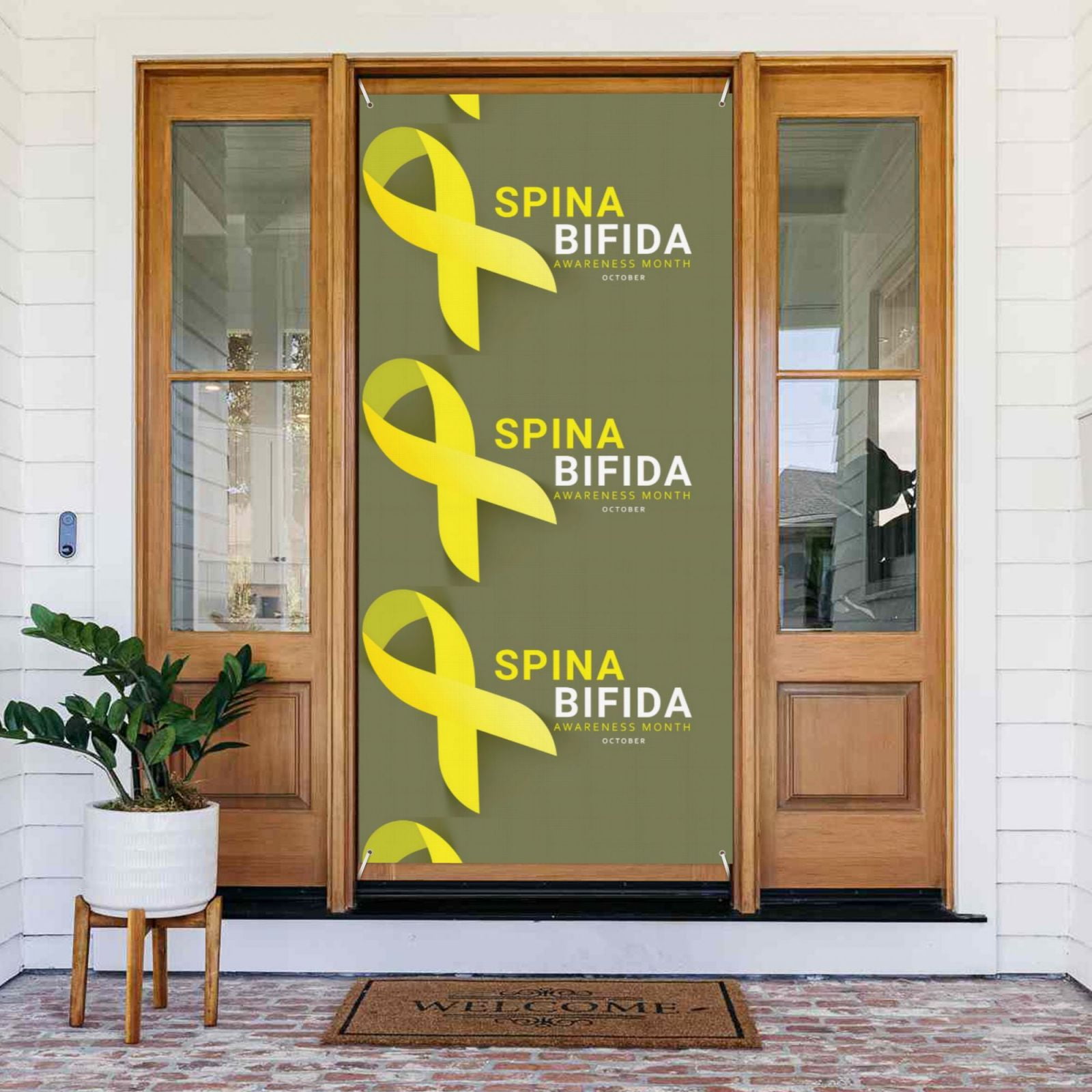 Spina Bifida Awareness Month Door Cover Decoration Backdrop Banner ...