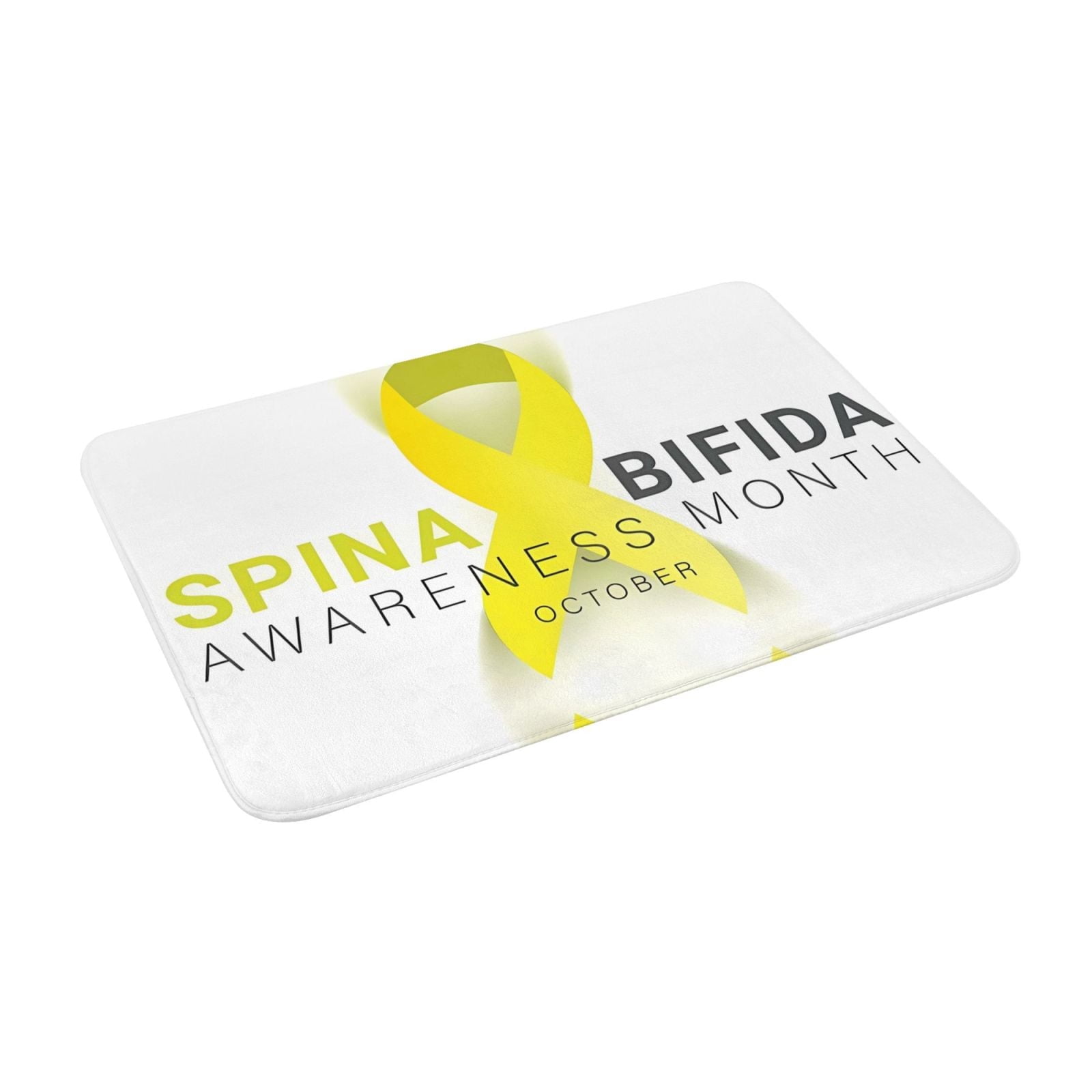 Spina Bifida Awareness Month Indoor Door Mat 16"X24"Entryway Rug Resist ...