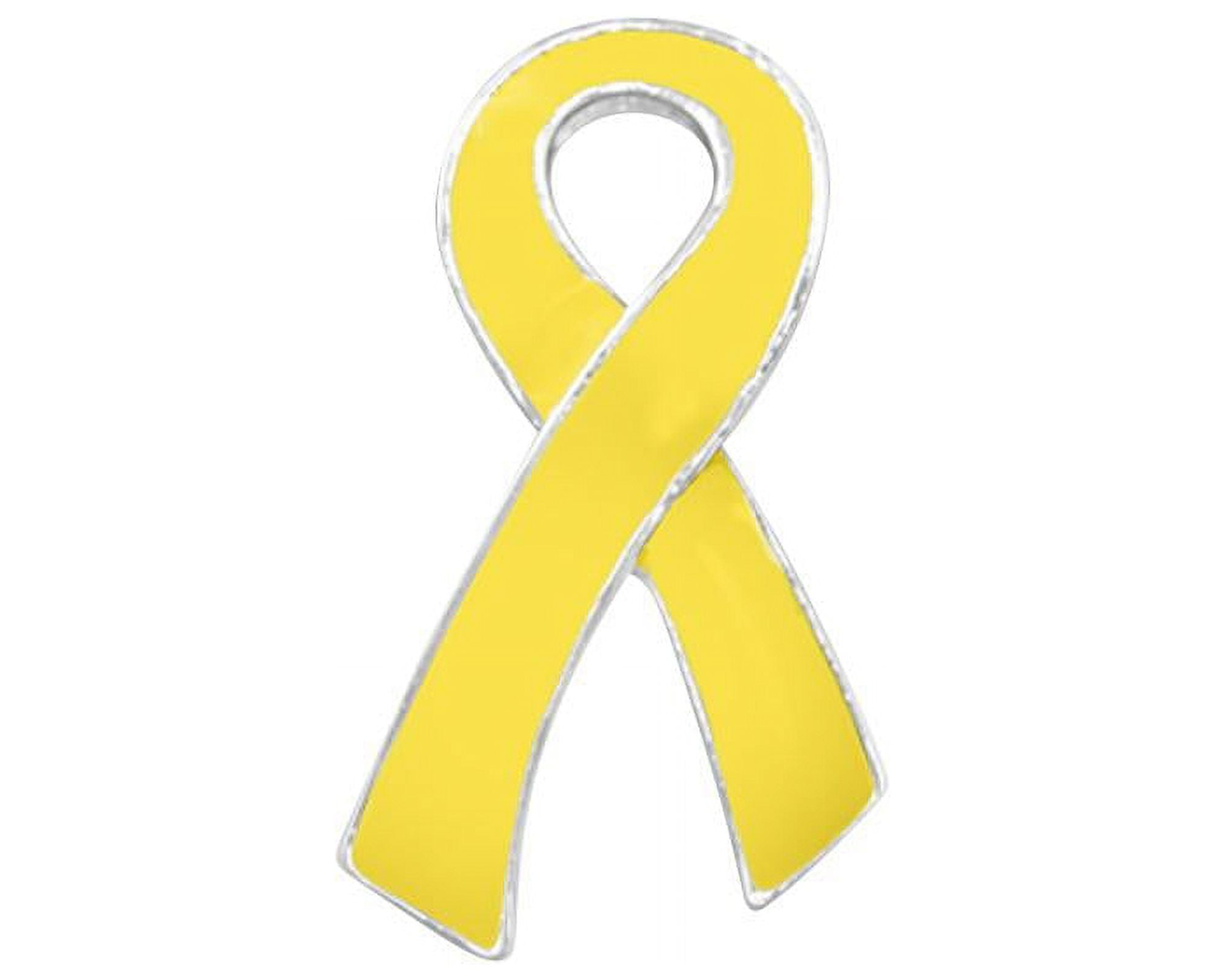 Yellow Large Flat Ribbon Pins - Walmart.com