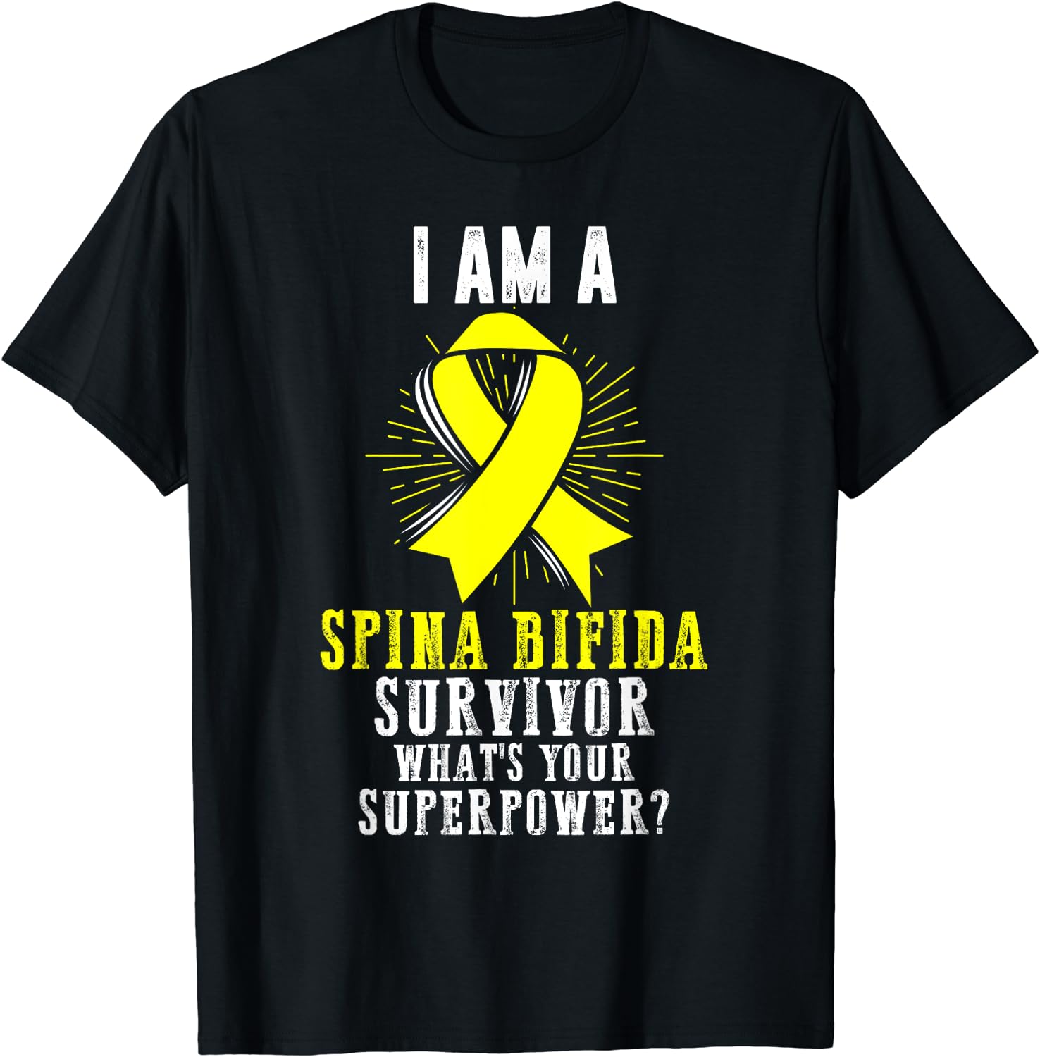 Spina Bifida Awareness Split Spine Survivor Yellow Mom Baby T-Shirt - Walmart.com
