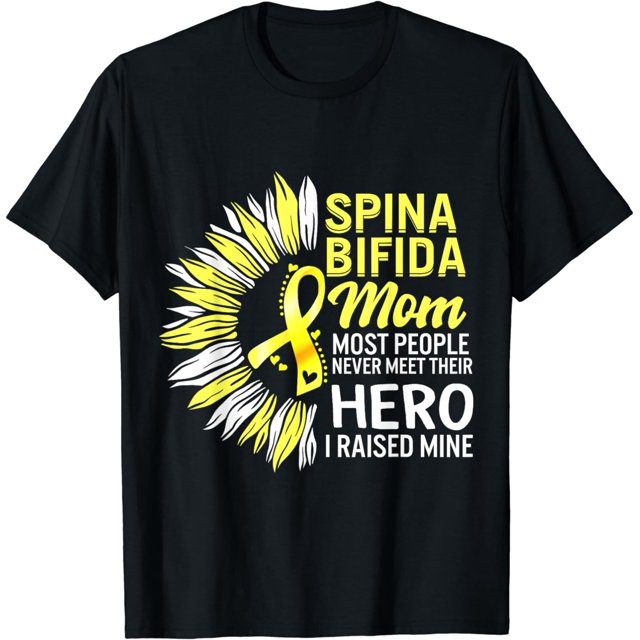 Spina Bifida Mom Of A Warrior Awareness Strong Women Mother T-Shirt ...