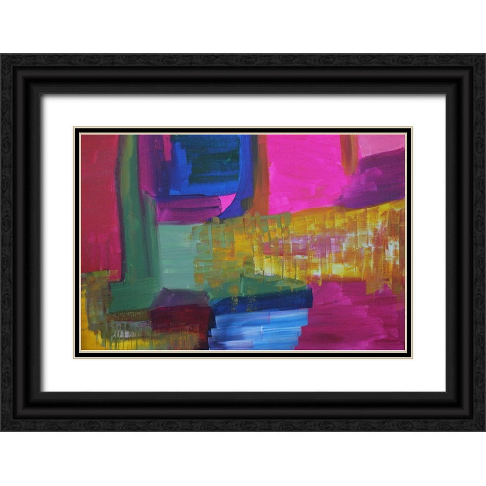 Spina, Phyllis 14x11 Black Ornate Wood Framed with Double Matting ...