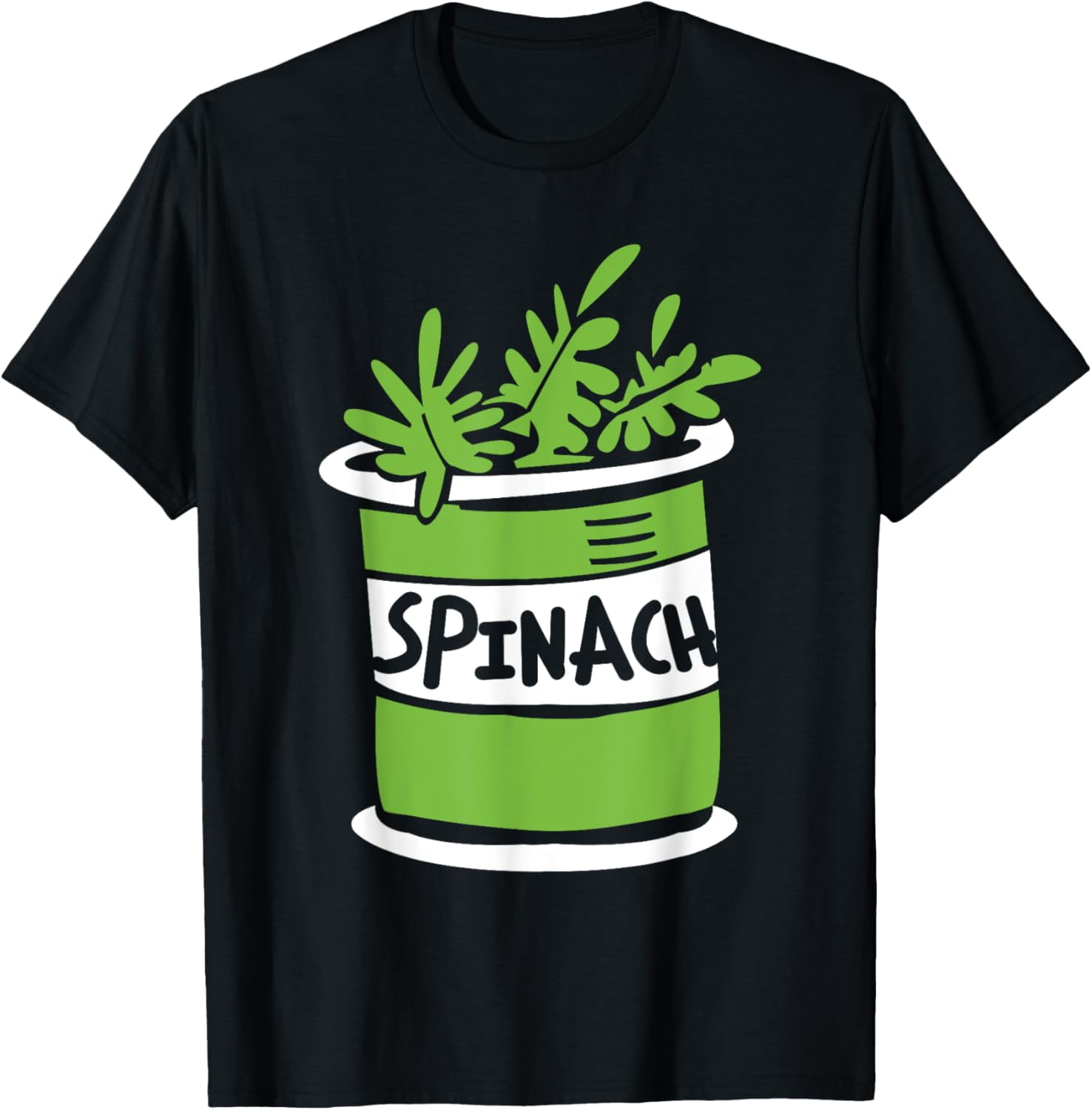 Spinach Box Nutrition Design Spinach Plant Spinach T-Shirt men and ...