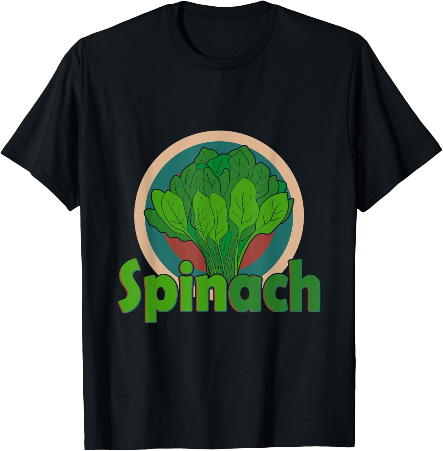 Spinach Design Vegan Power Vegan Outfit Spinach T-Shirt - Walmart.com