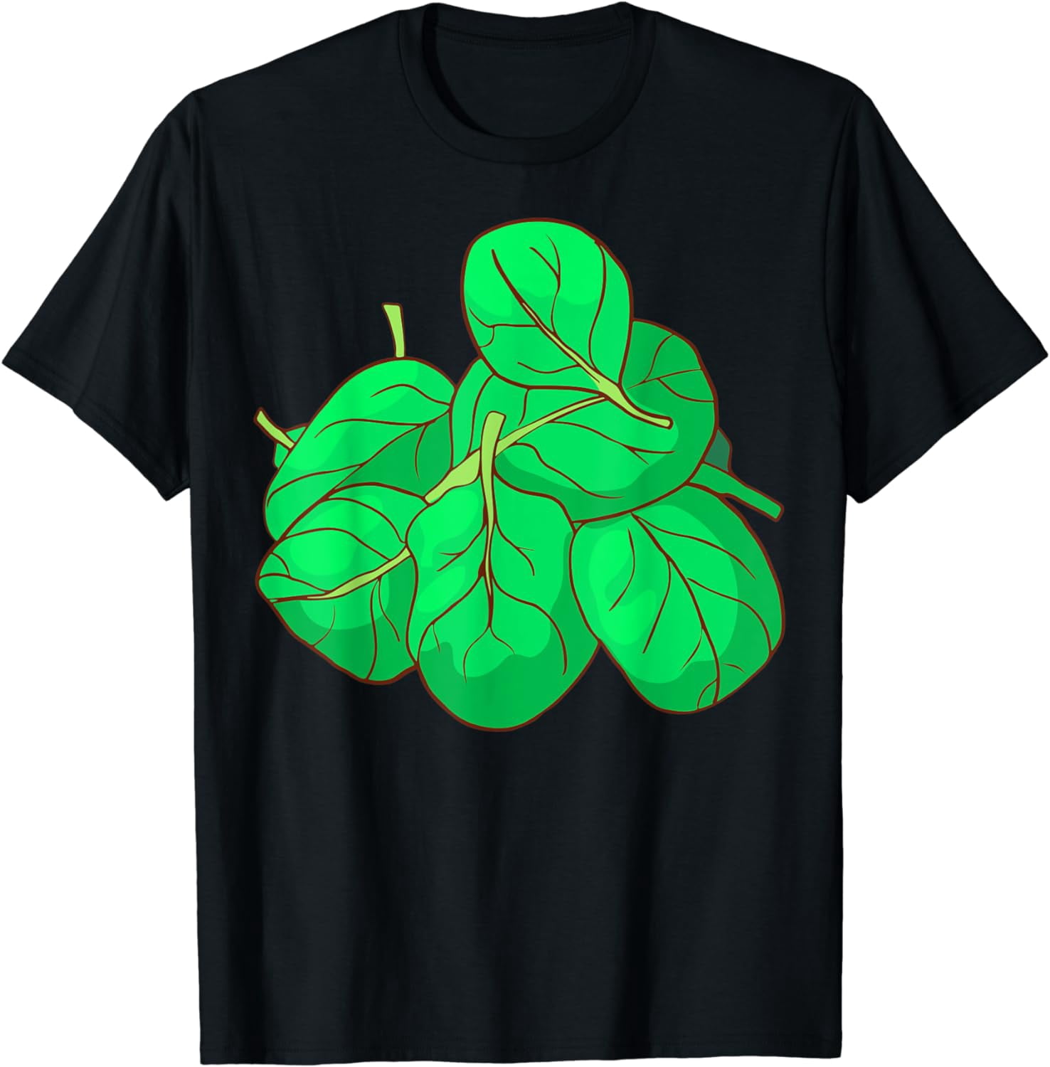 Spinach Vegetables Food Vegan Vegetarian T-Shirt - Walmart.com