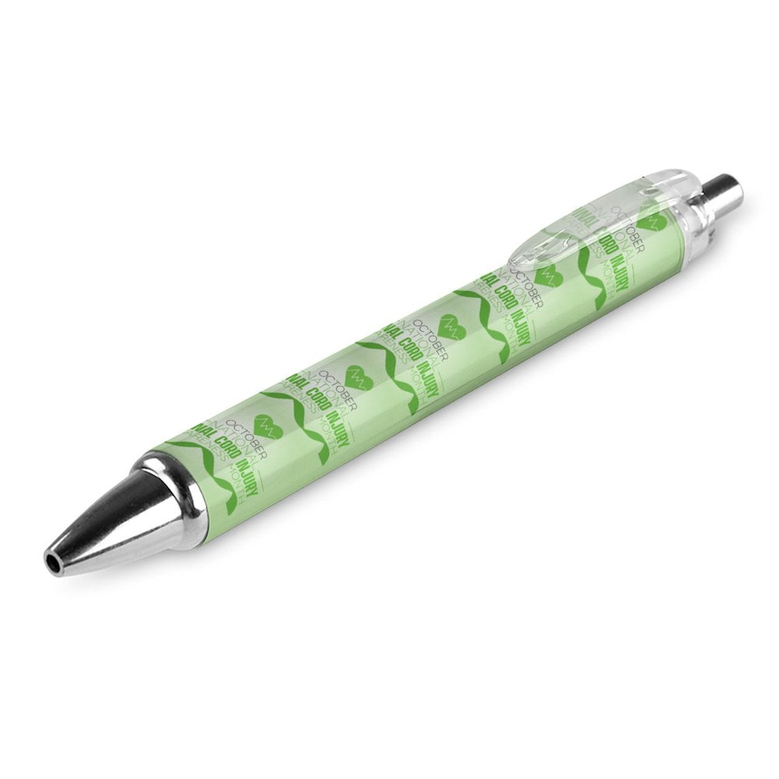 Spinal Cord Injury Awareness Month Green Ribbon Ballpoint Pen ...