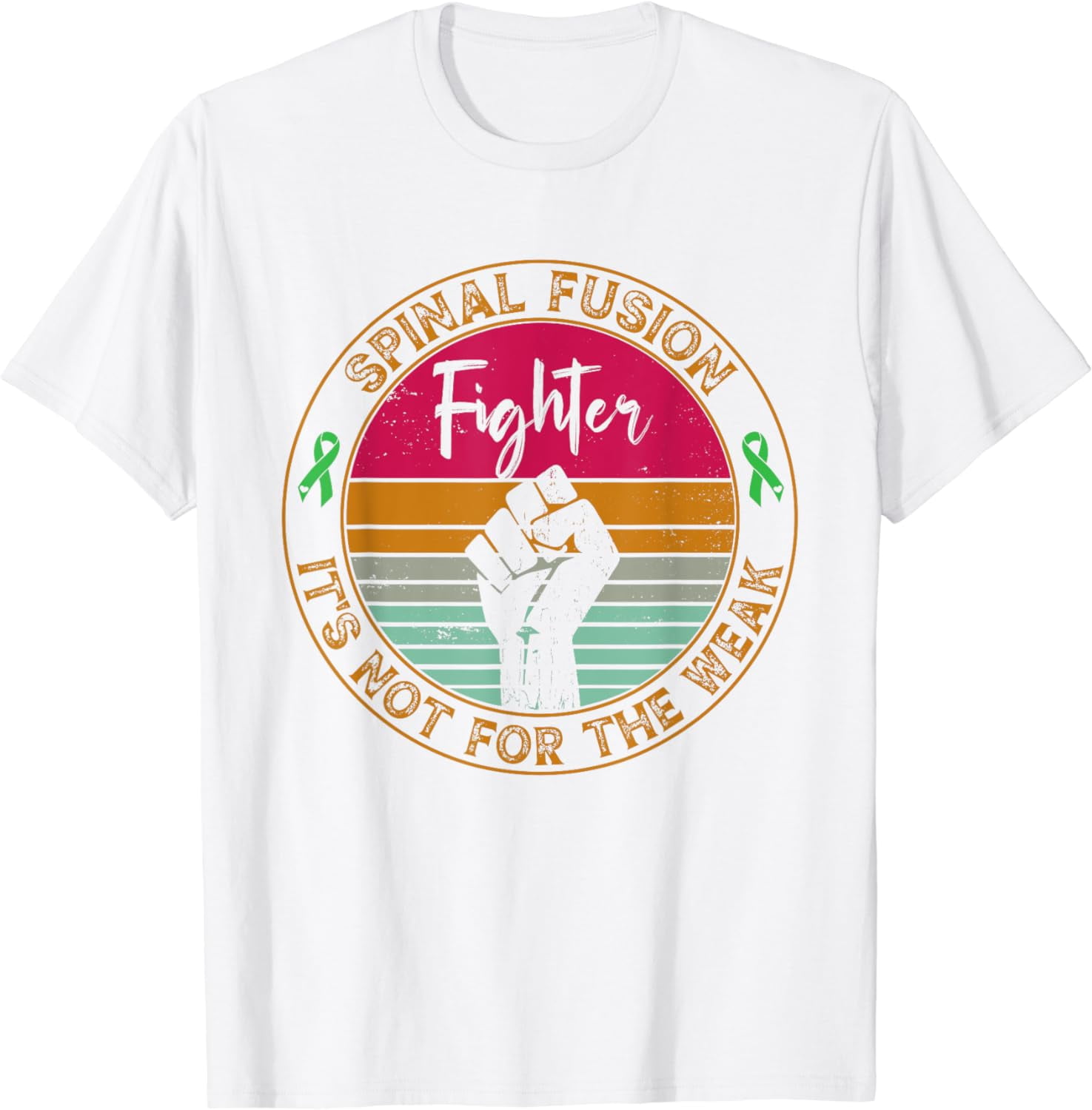 Spinal Fusion Awareness Women Men Fighter Warrior T-Shirt - Walmart.com