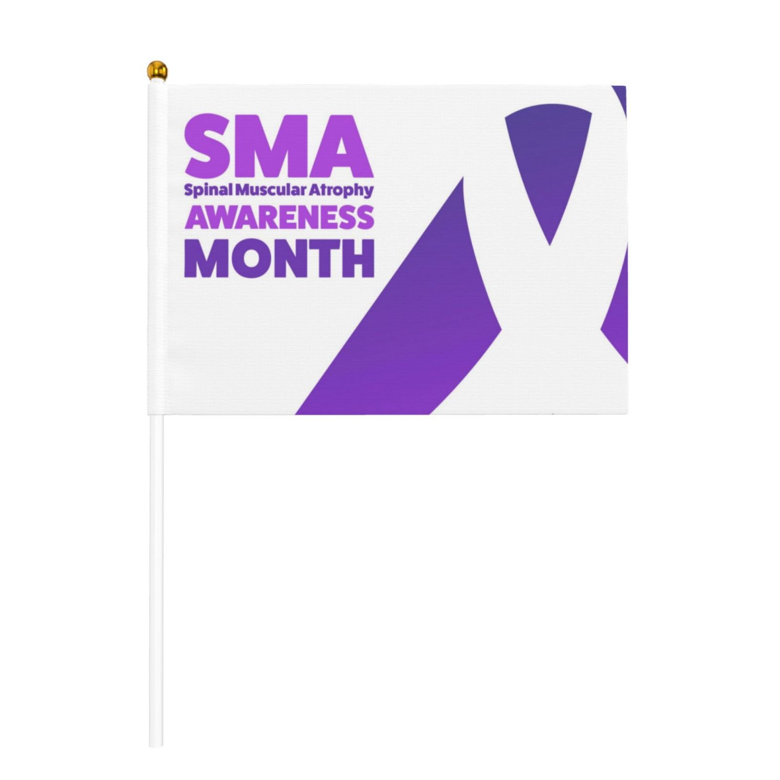 Spinal Muscular Atrophy Awareness Month Flag Small Mini Hand Held Flags ...