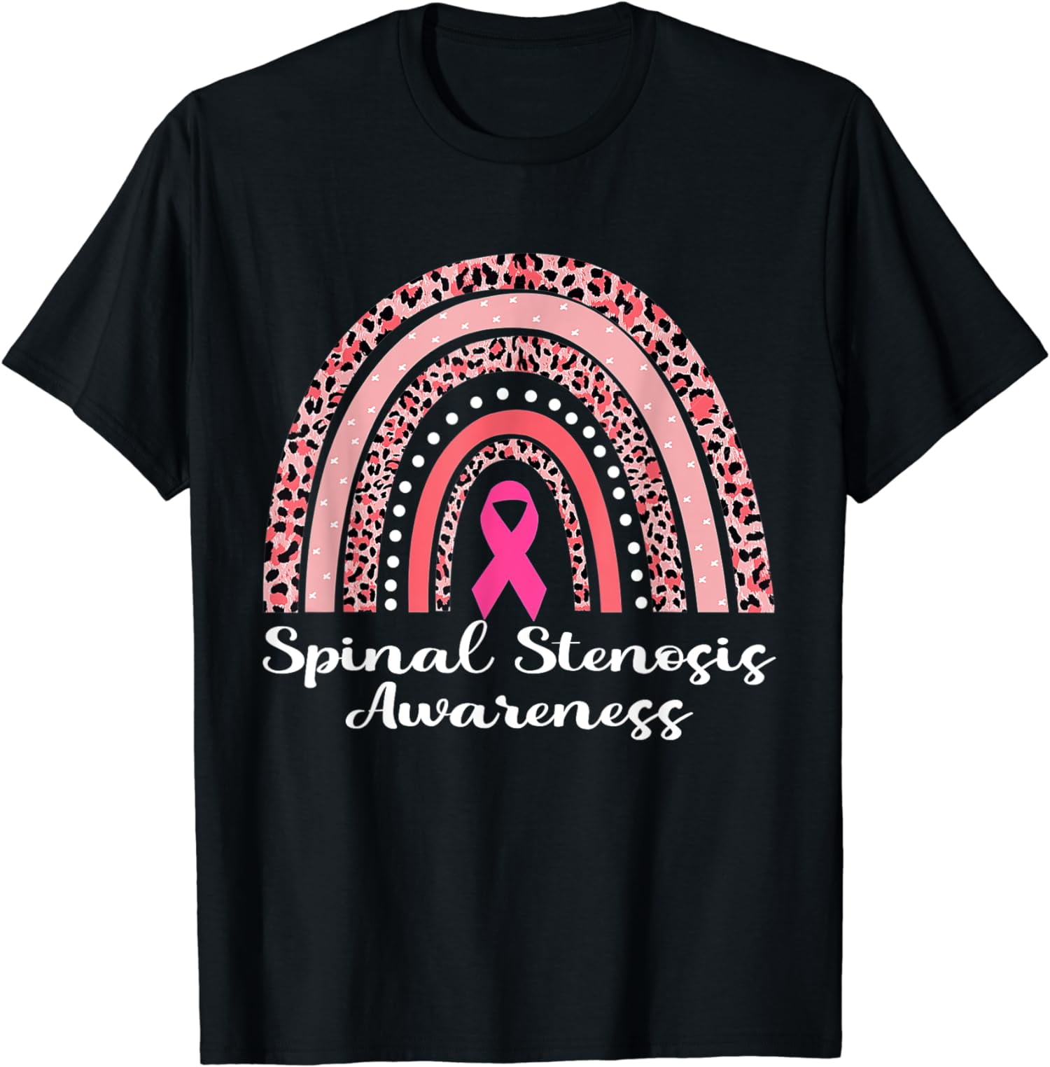 Spinal Stenosis Awareness Proud Fighter Spinal Stenosis T-Shirt ...