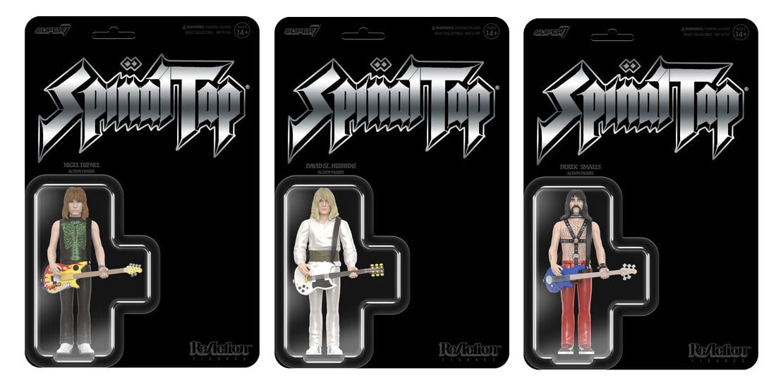 Spinal Tap ReAction Figure Super7 Set of 3 - Nigel Tufnel, David St ...