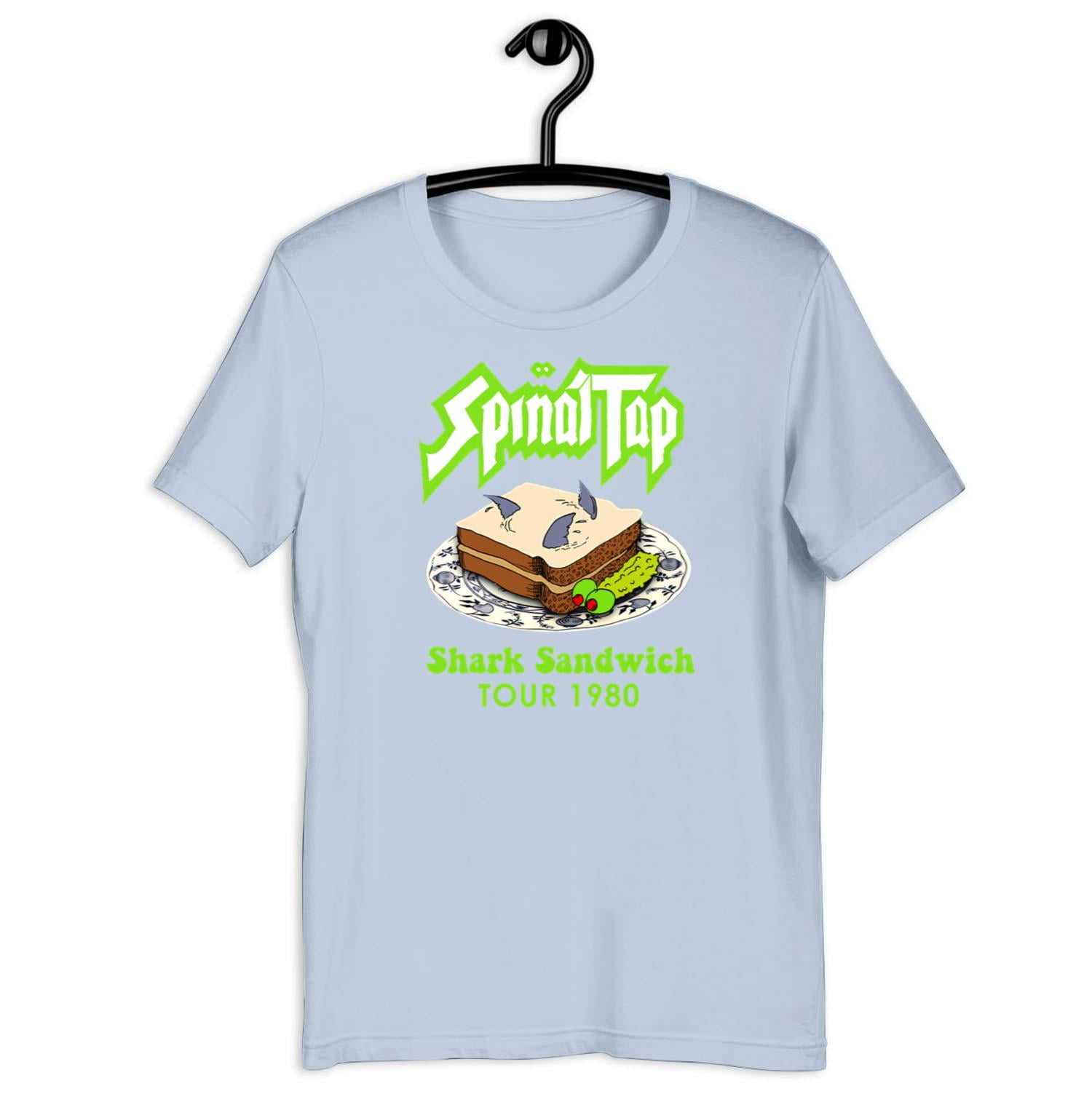 Spinal Tap Shark Sandwich Tour 1980 Unisex Short Sleeve Tee-TH31869 ...