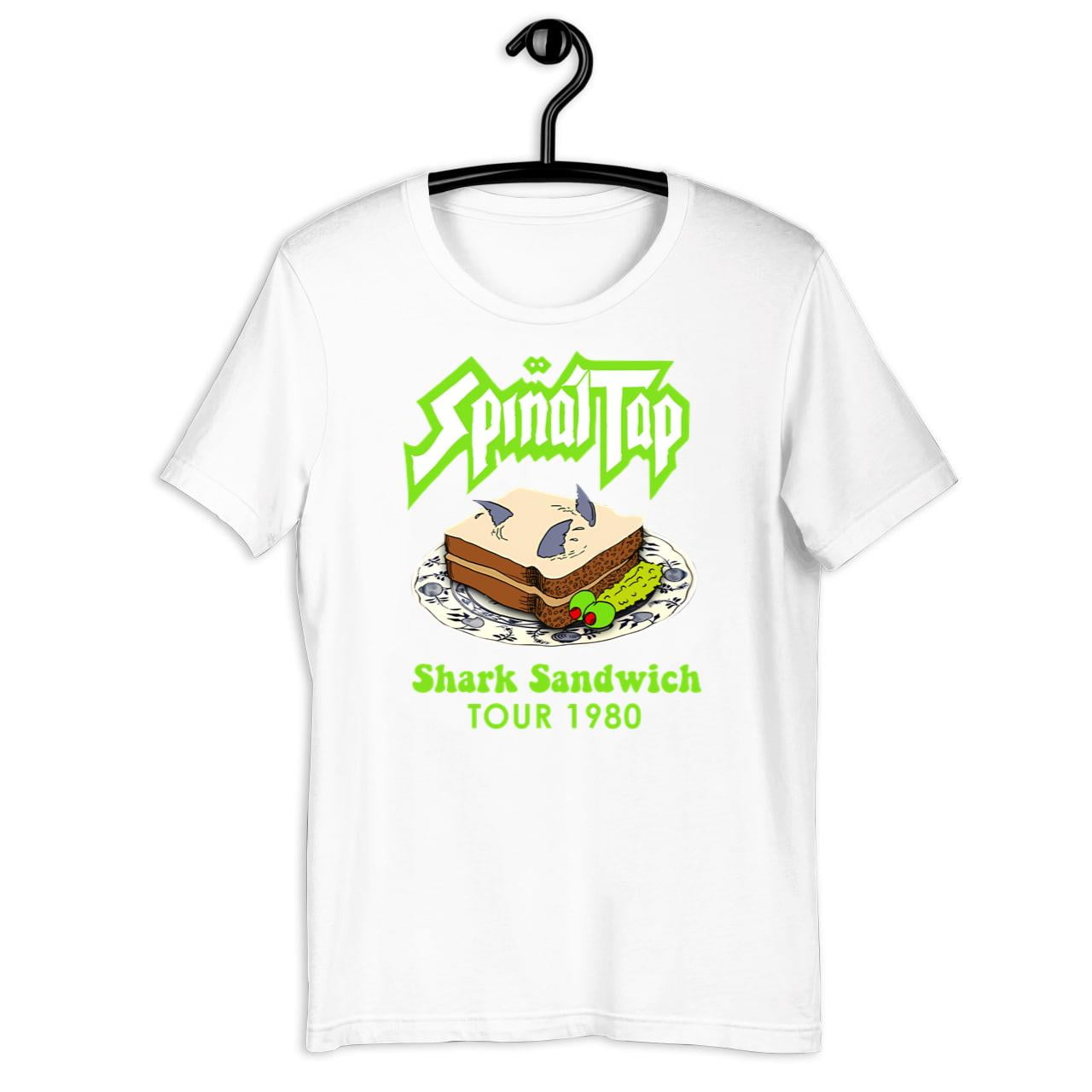 Spinal Tap Shark Sandwich Tour 1980 Unisex Short Sleeve Tee-TH31869 ...