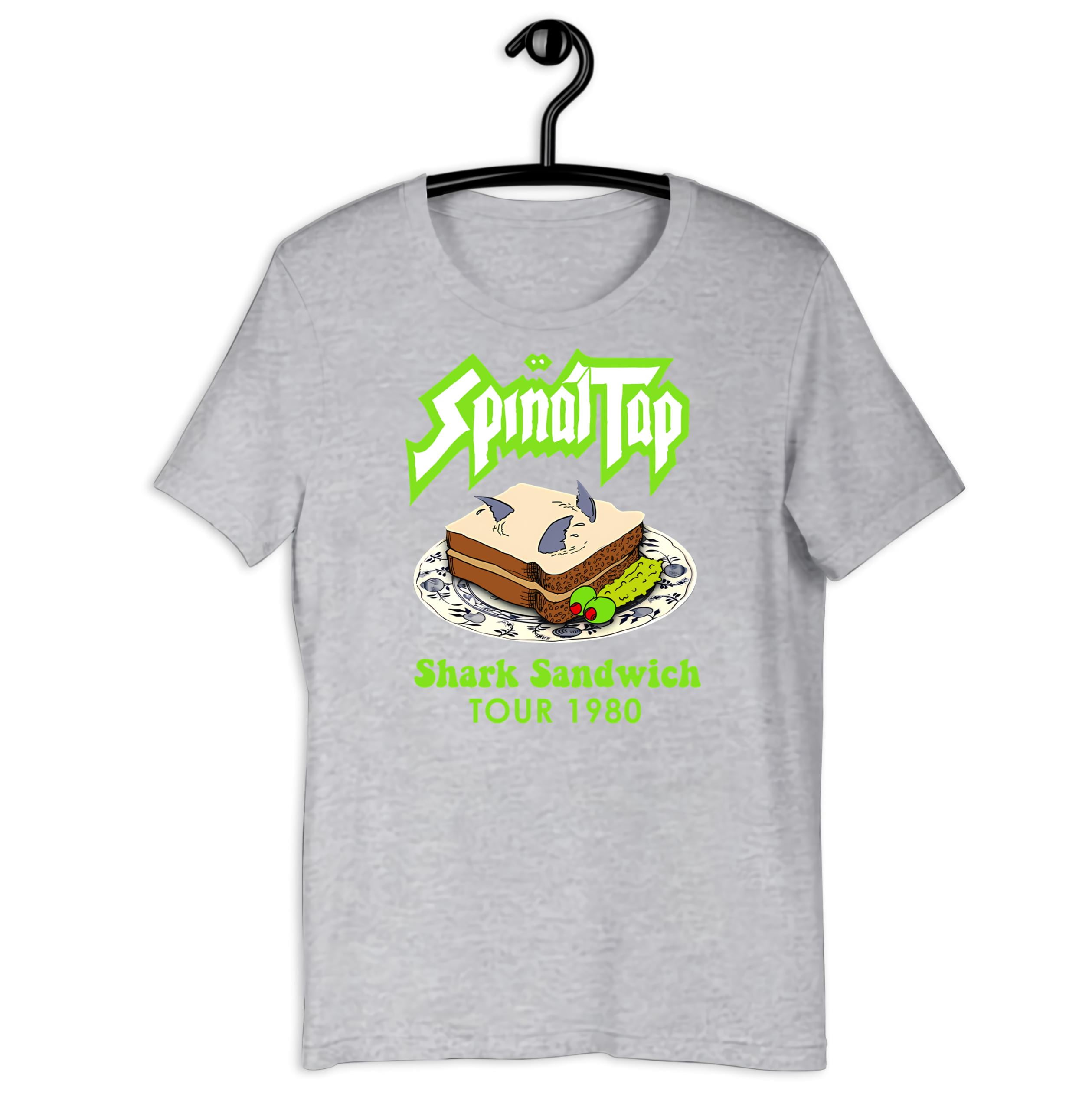 Spinal Tap Shark Sandwich Tour 1980 Unisex Short Sleeve Tee-TH31869 ...