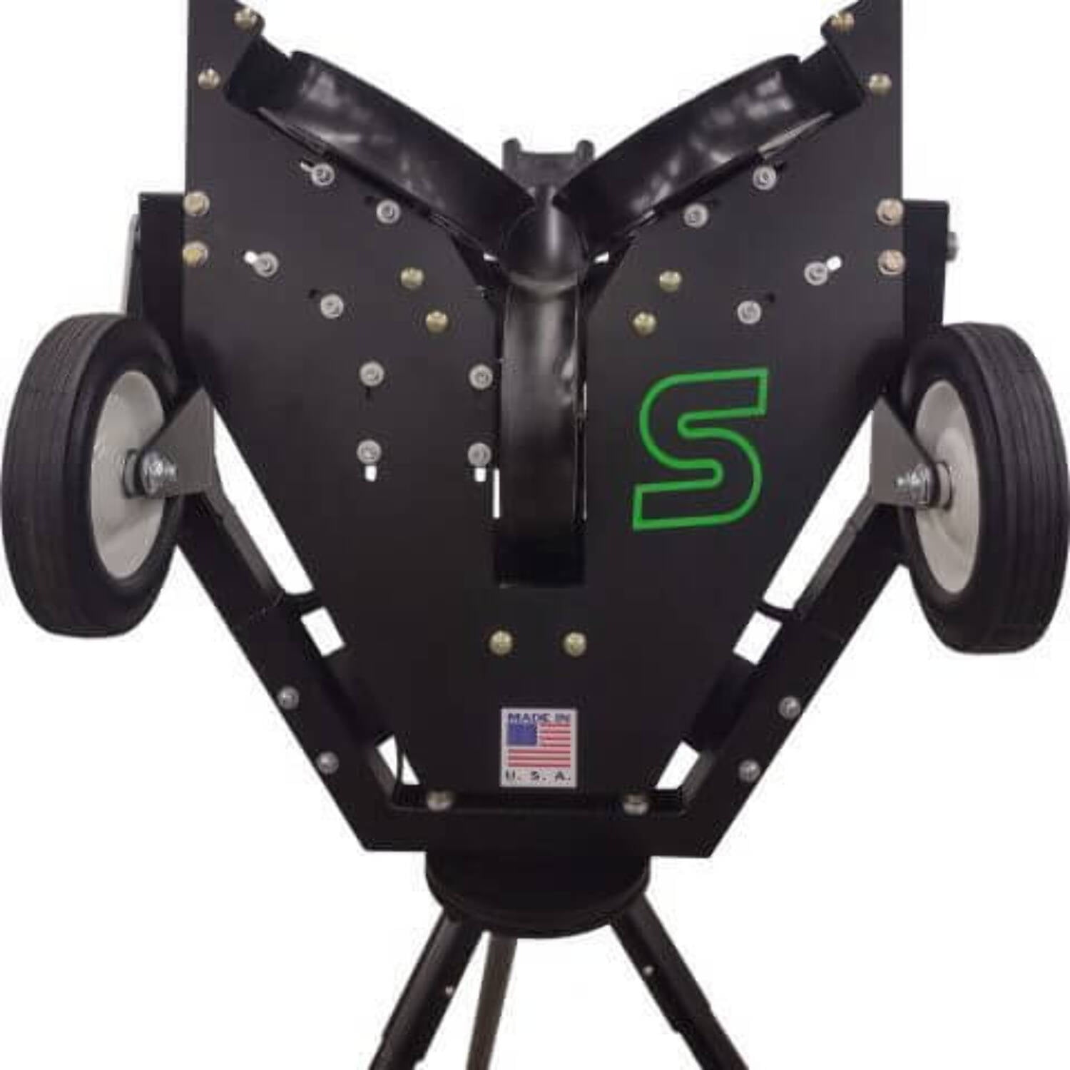 Spinball The Spinny Mini Three Wheel 75 MPH Mini Pitching Machine ...
