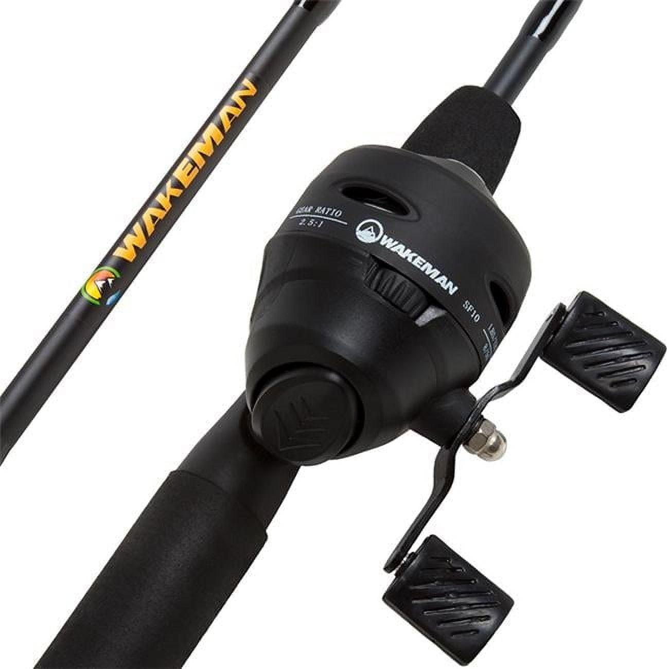 Broma BR3862151 Fiber Glass 50 in Spincasting Fishing Rod & Reel Combo ...