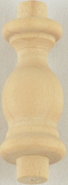 Spindle 1.47 inchx .55 inch w/1/4 inch tenon /Package of 10 - Walmart.com