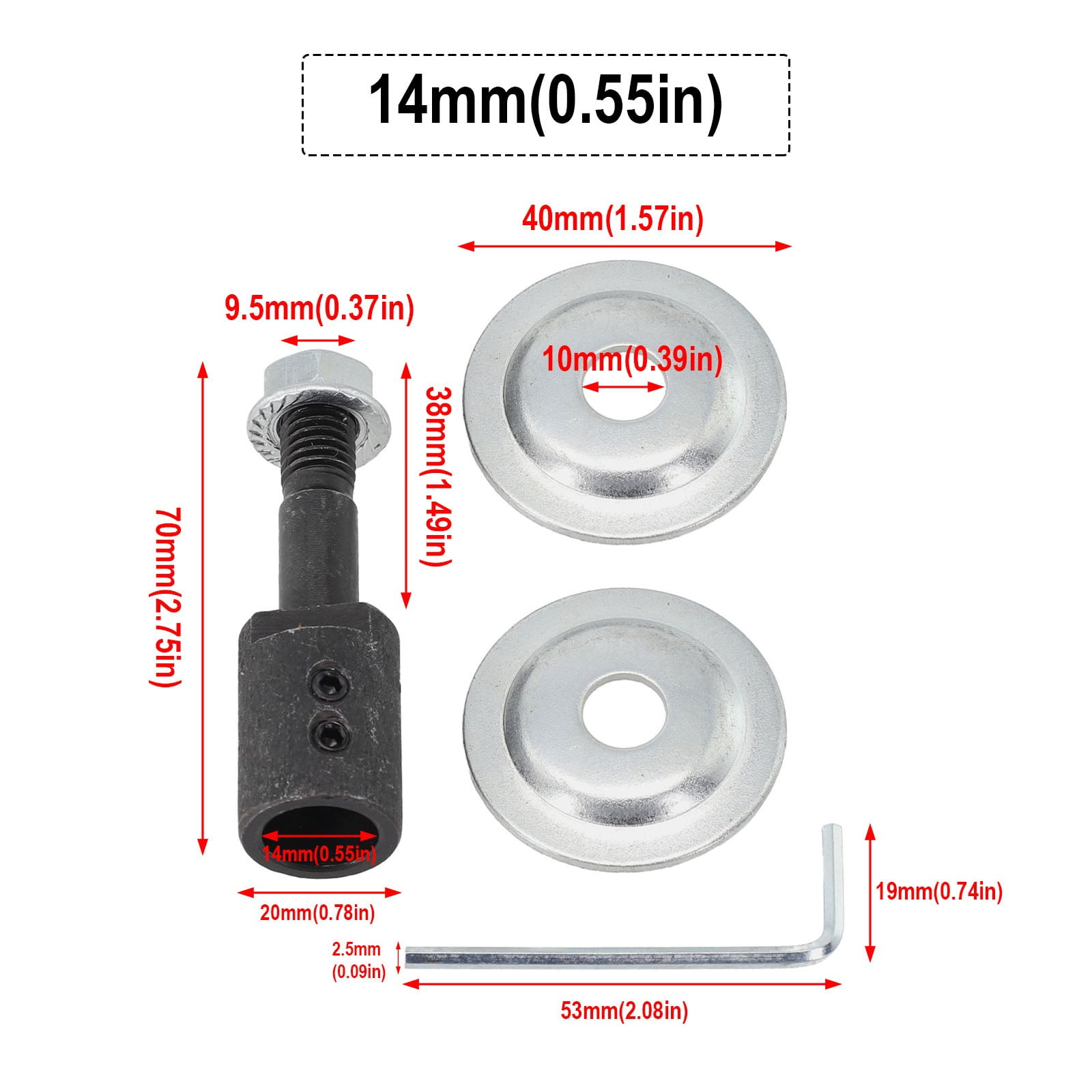 Spindle Adapter for Grinding and Polishing 5-16mm Shaft Motor - Walmart.com