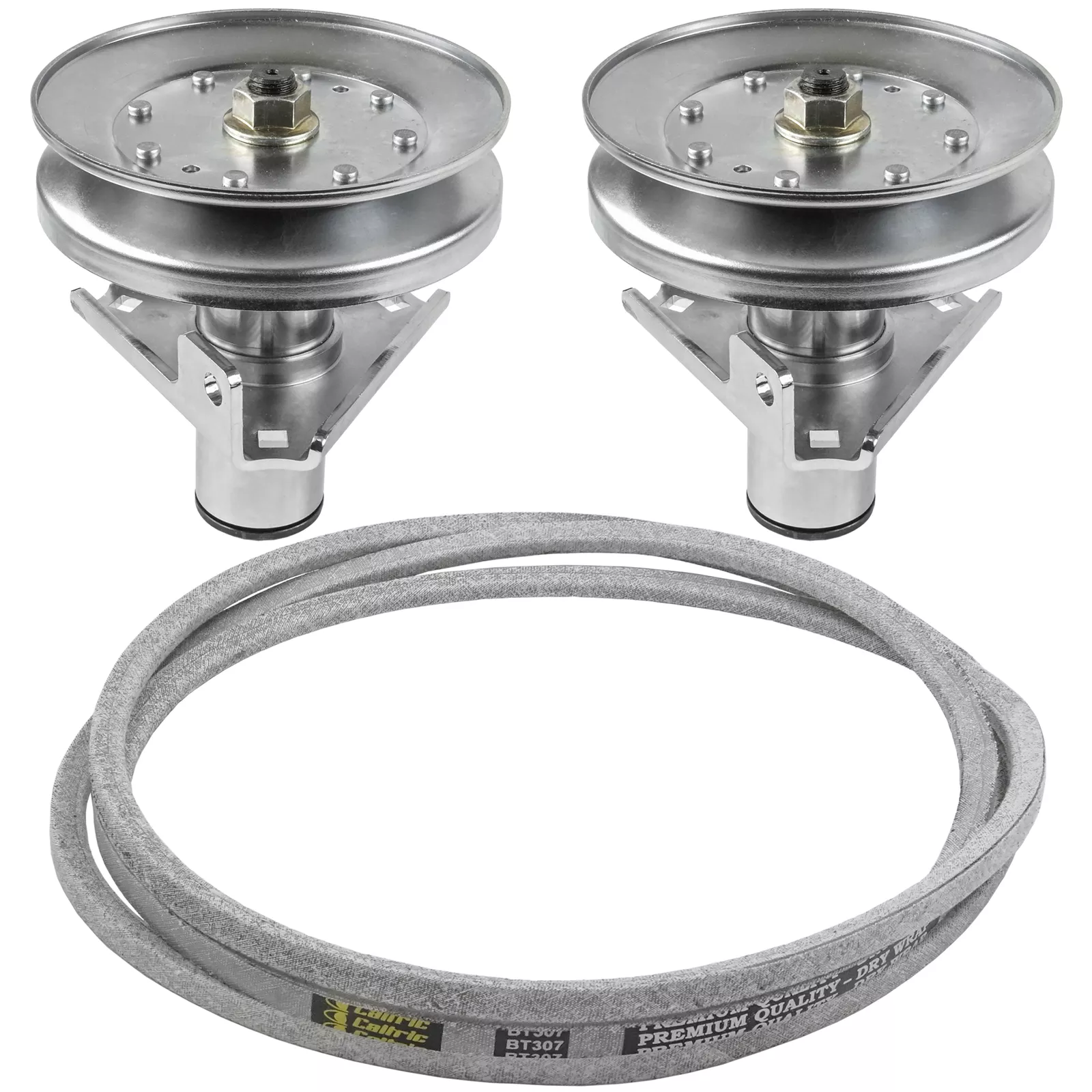 Spindle Assembly Belt Kit fits John Deere LT133 LT150 LT155 LT160 LT166 ...