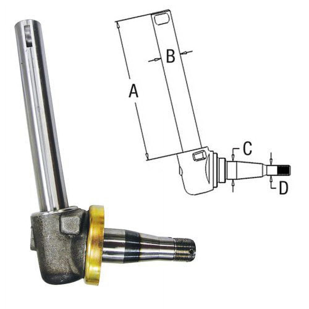 Spindle - Right Hand fits Massey Ferguson 165 270 255 290 898221M96 ...