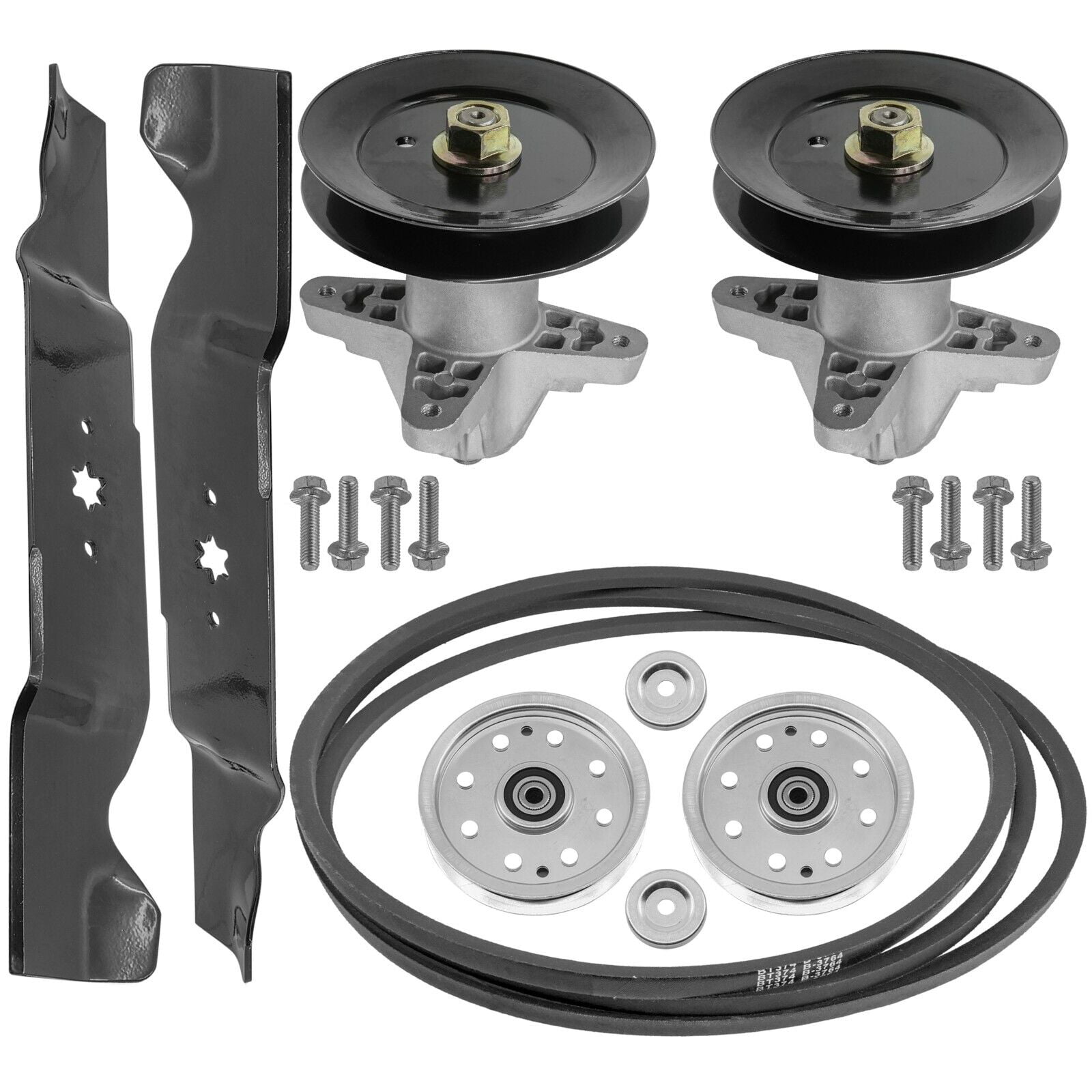 Spindle W/Blade Pulley & Belt For Troy-Bilt Mustang XP 54" Zero-Turn Mower - Walmart.com