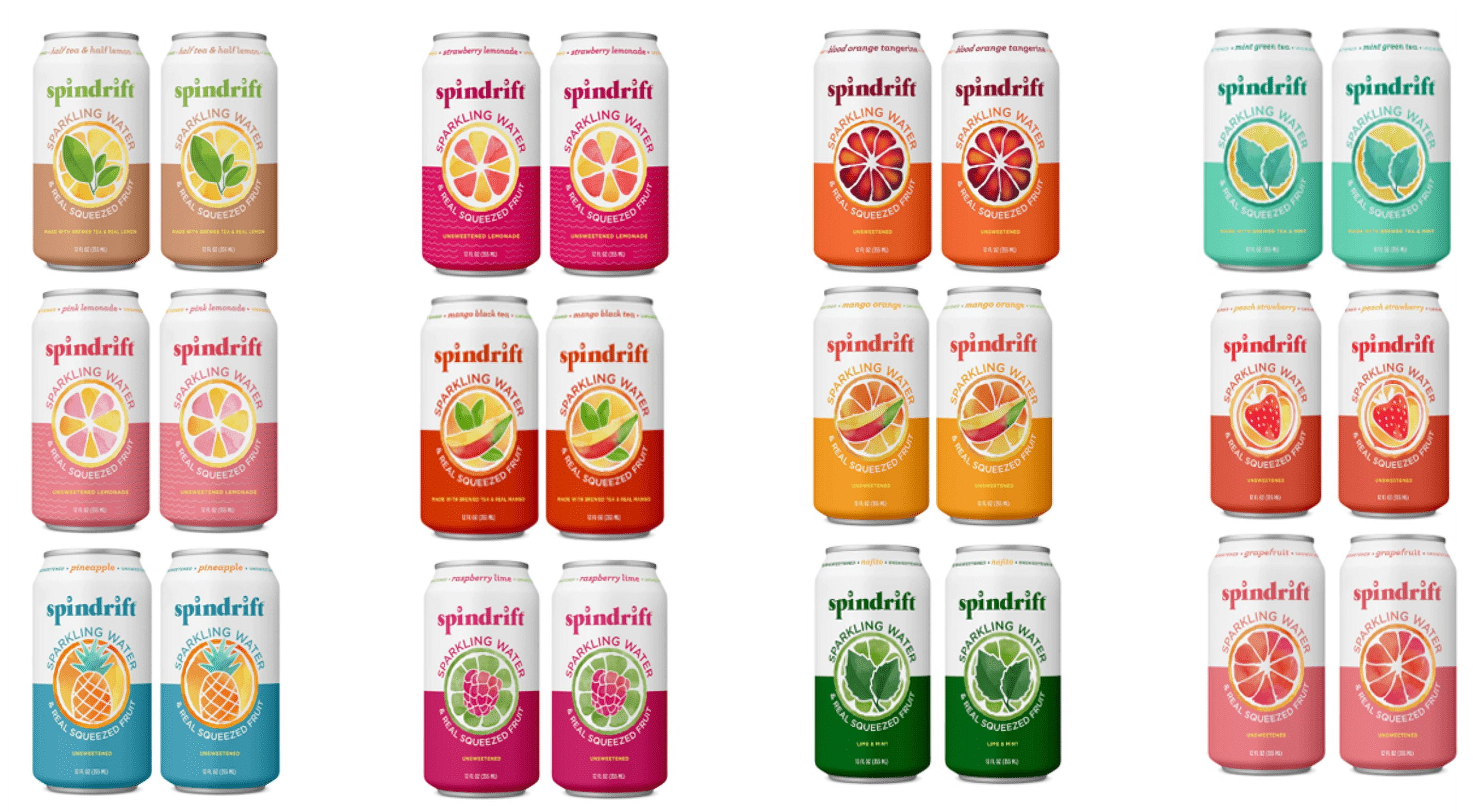 Spindrift Exotic Flavors 12 Flavor Variety Pack Includes hard to find ...