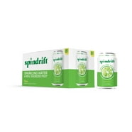 Spindrift Raspberry Lime Sparkling Water, Made with Real Fruit, 12 fl oz, Fizzy Flavor Drink, No ...