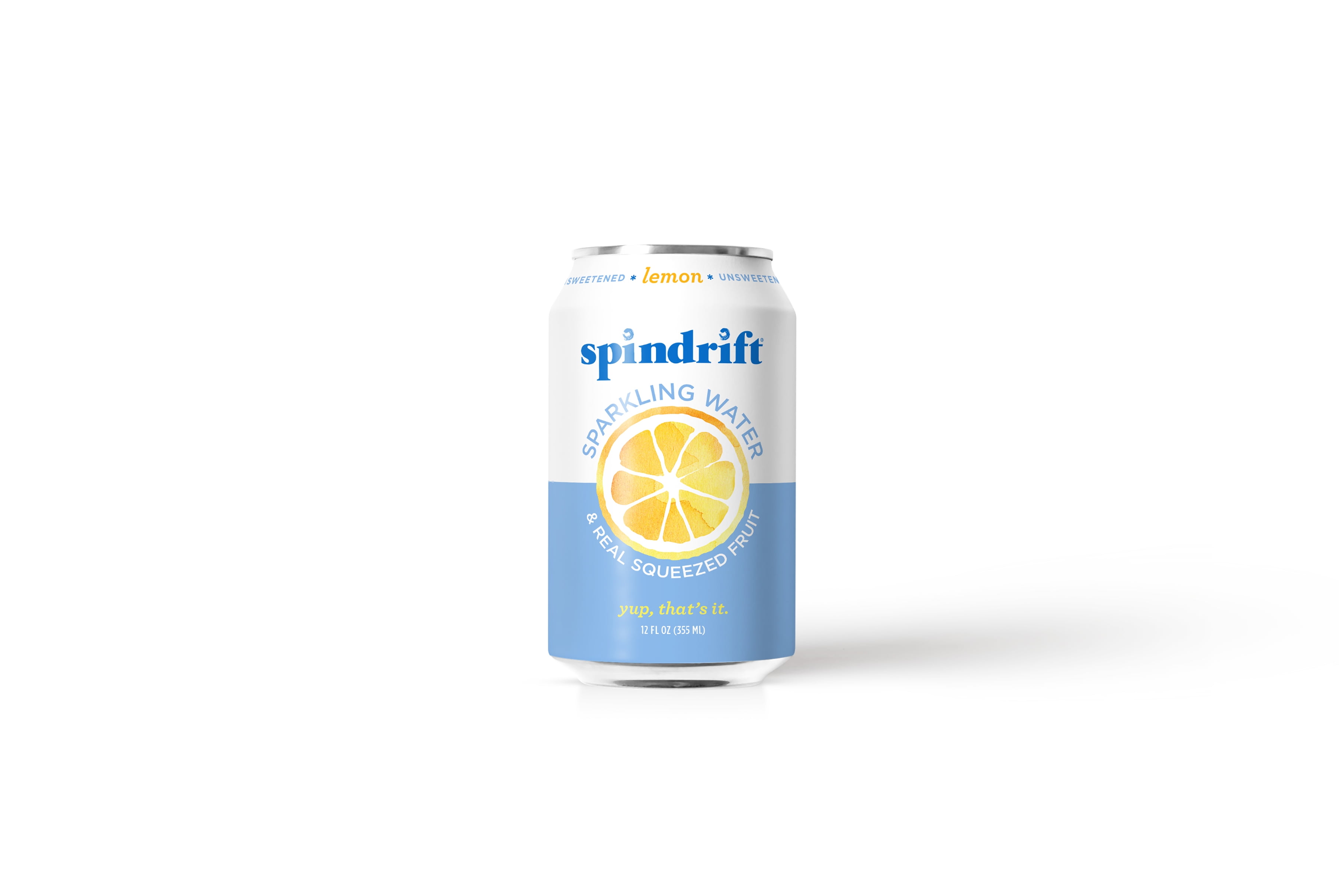 Spindrift Sparkling Water, Lemon, 12 fl oz - Walmart.com