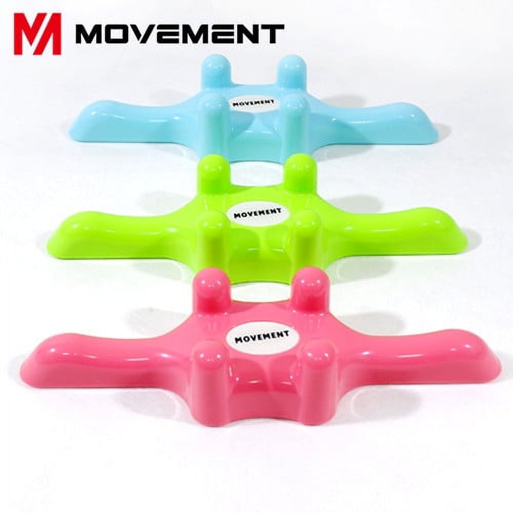 Spine Stretching Bar Shiatsu Acupressure Ball Massage Ball 34cm (Mint ...