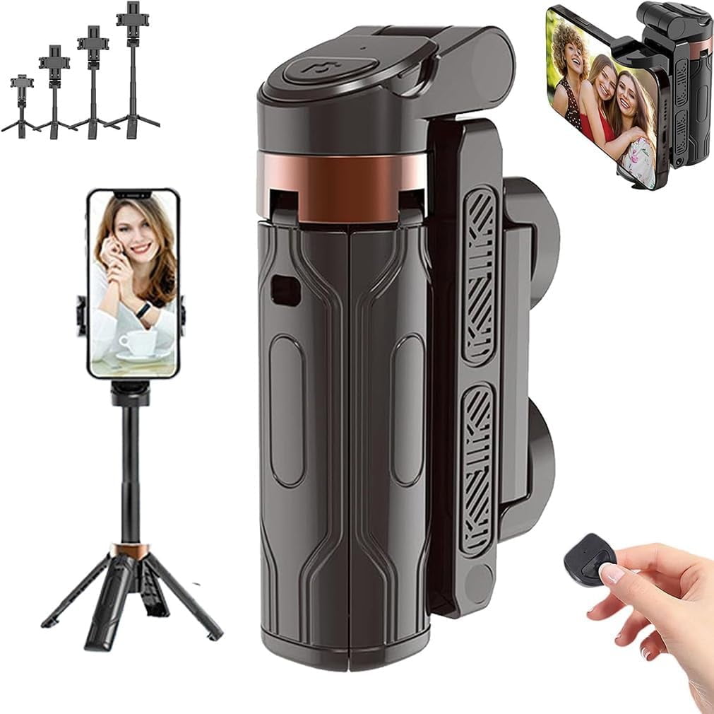 Spinleaf Extendable Grip Phone Tripod with Detachable Remote Pocket ...
