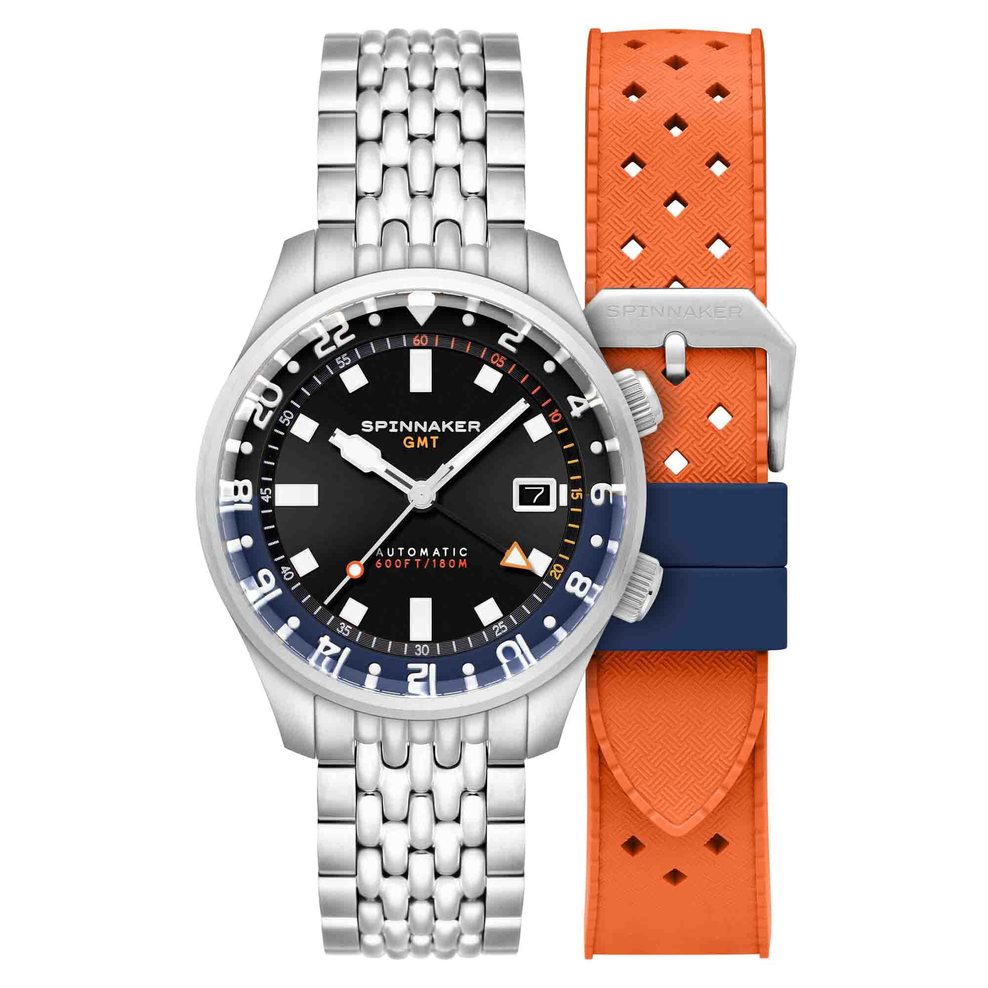 Spinnaker Bradner GMT Automatic Night Shadow - Walmart.com