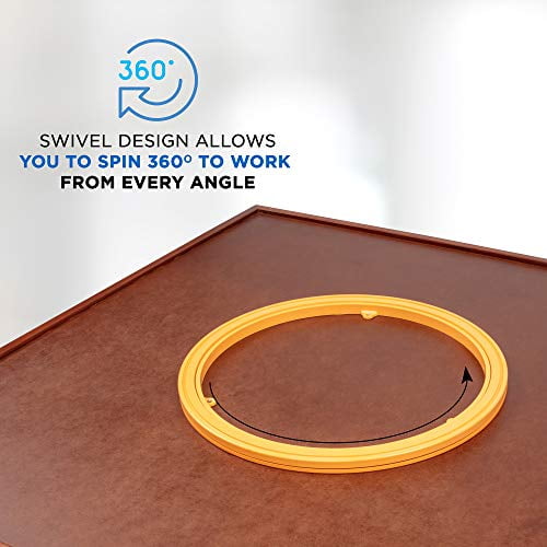 Spinner Puzzle Board | 35” x 35” Wooden Jigsaw Lazy Susan Turntable w ...